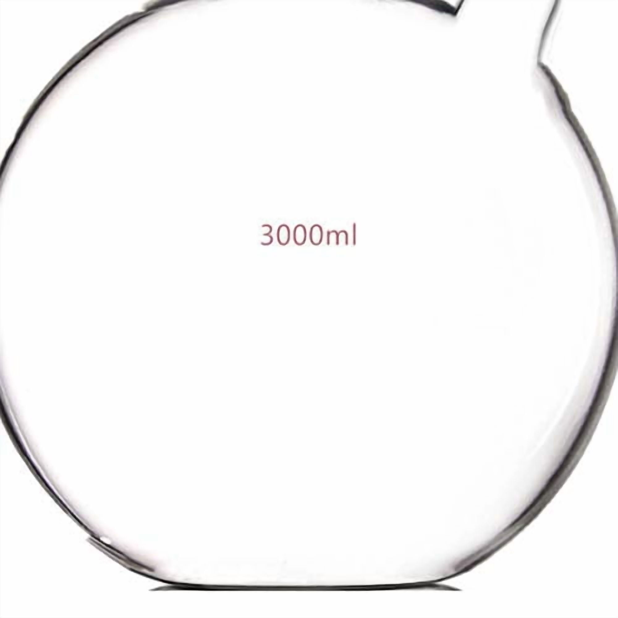 3000ml 24/40 2-Neck Flat Bottom Glass Flask Twins Two Necks Lab Vessel - Walmart.com