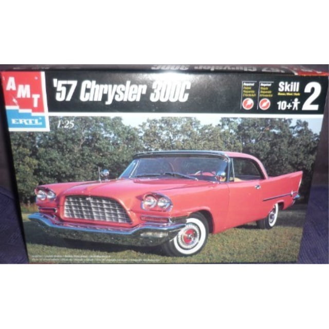 #30046 amt/ertl '57 chrysler 300c 1/25 scale plastic model kit by amt ...