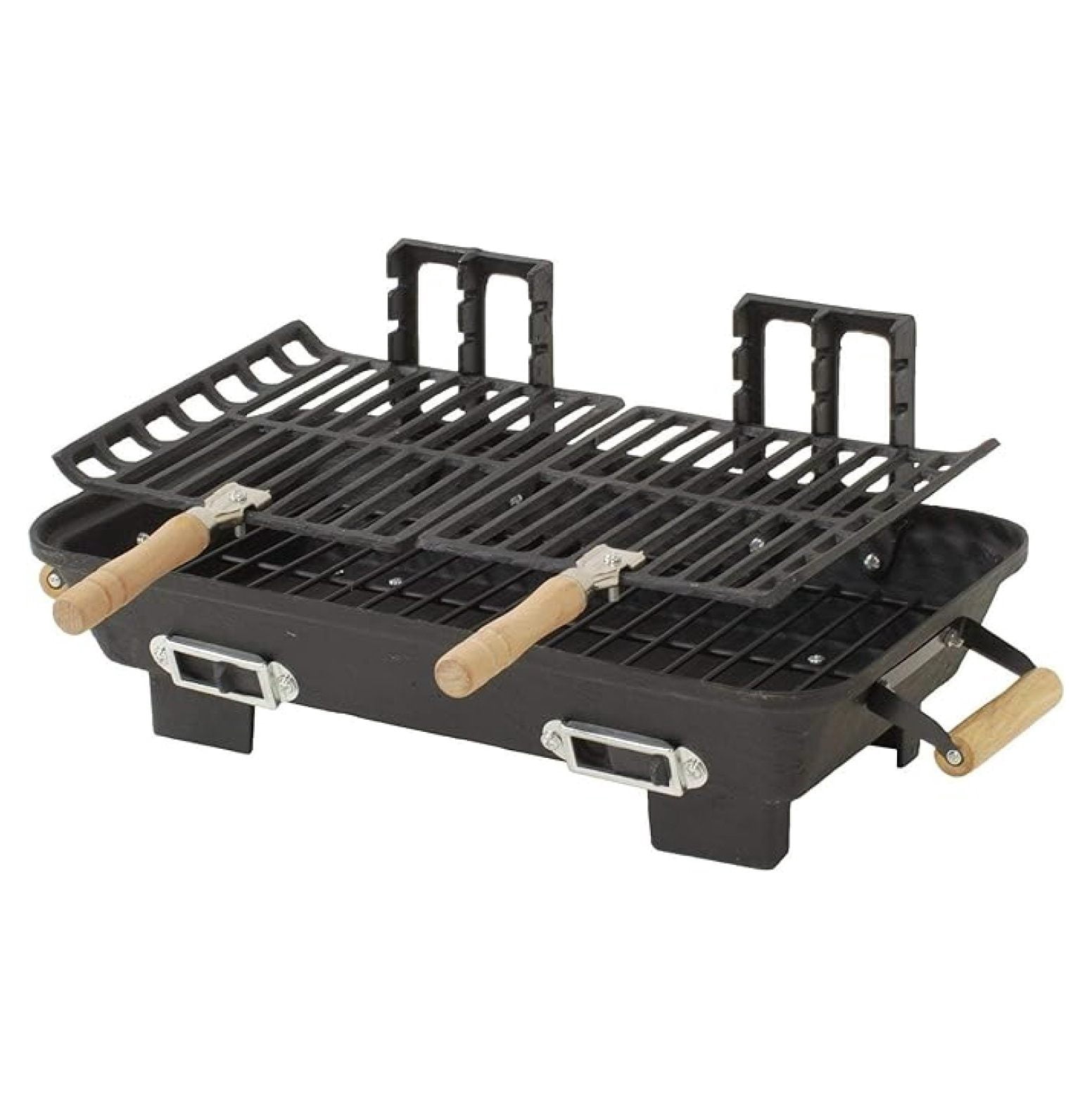 30052AMZ Kay Home Product's Cast Iron Hibachi Charcoal Grill, 10 by 18 ...