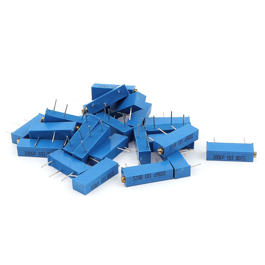 3006P-103 Precision Trimpot 10K Ohm Multiturn Variable Resistor 25 Pcs ...