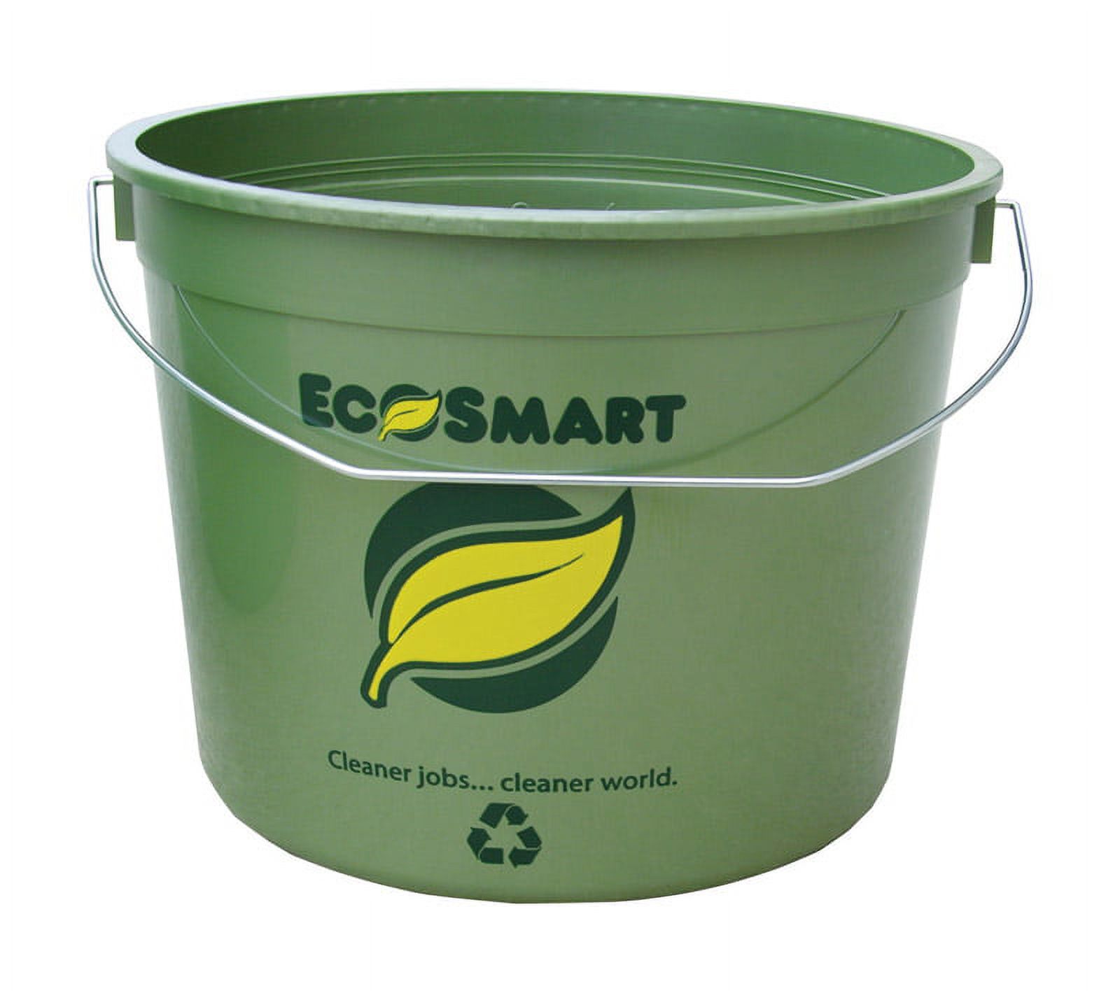 ENCORE Plastics EcoSmart 300786 Paint Pail 5 qt Capacity HDPE Green ...