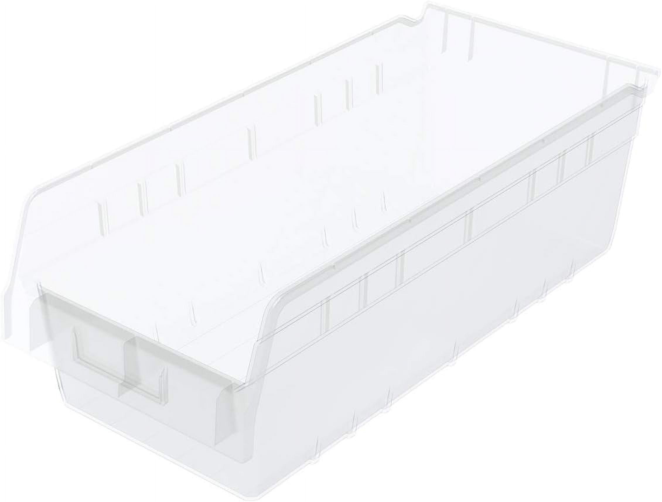 30088 Plastic Nesting ShelfMax Storage Bin Box, (18-Inch X 8-Inch X 6 ...