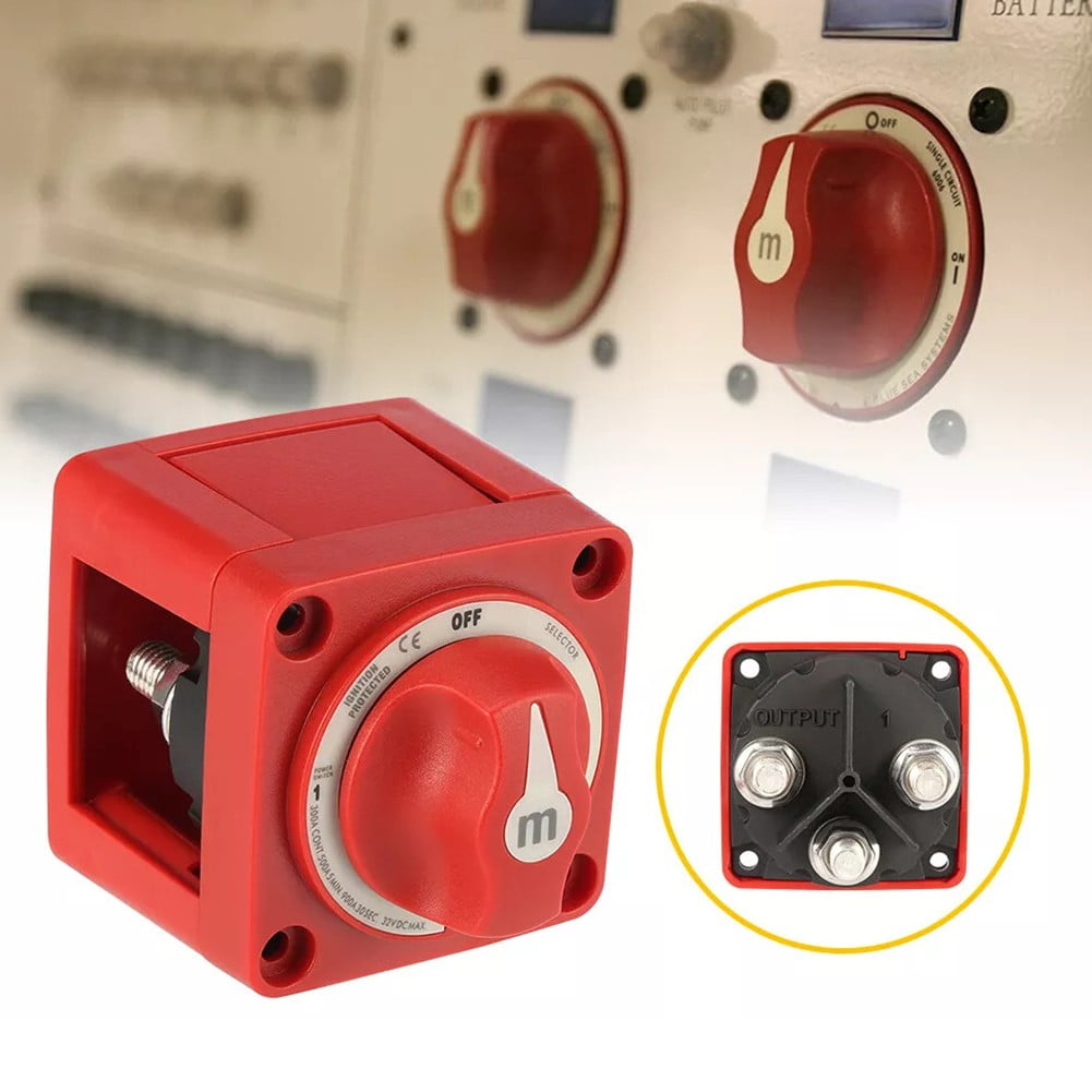 300A Dual Battery Selector Switch 4 Position 1 -2-Both-Off for Marine ...