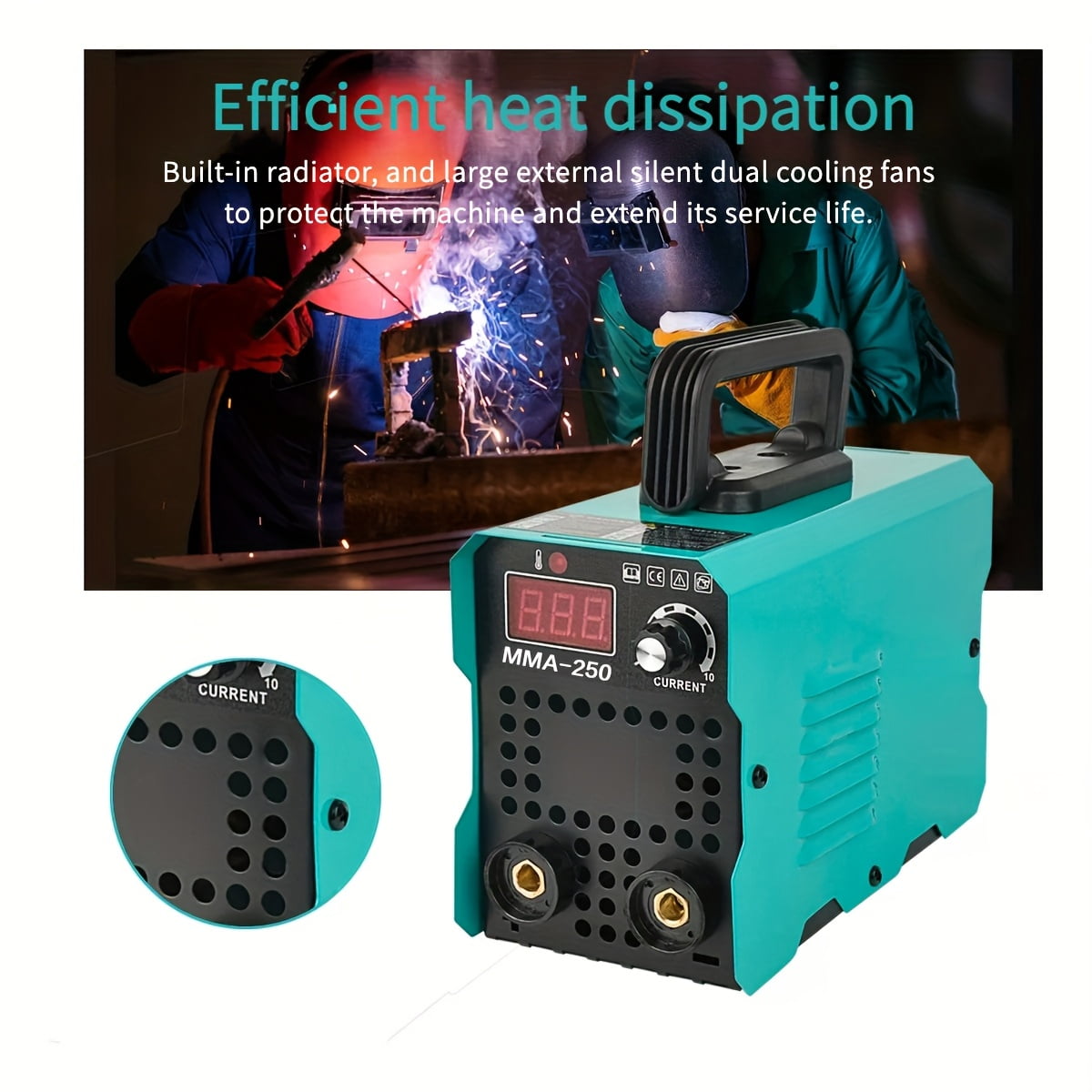 300A IGBT ARC Stick Welder - 110V Portable Welding Machine with LCD ...