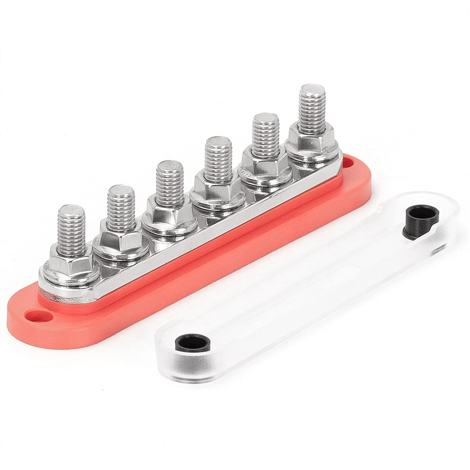 300A Negative Bus Bar 12V Distribution Block M10 Terminal Studs 48V DC ...