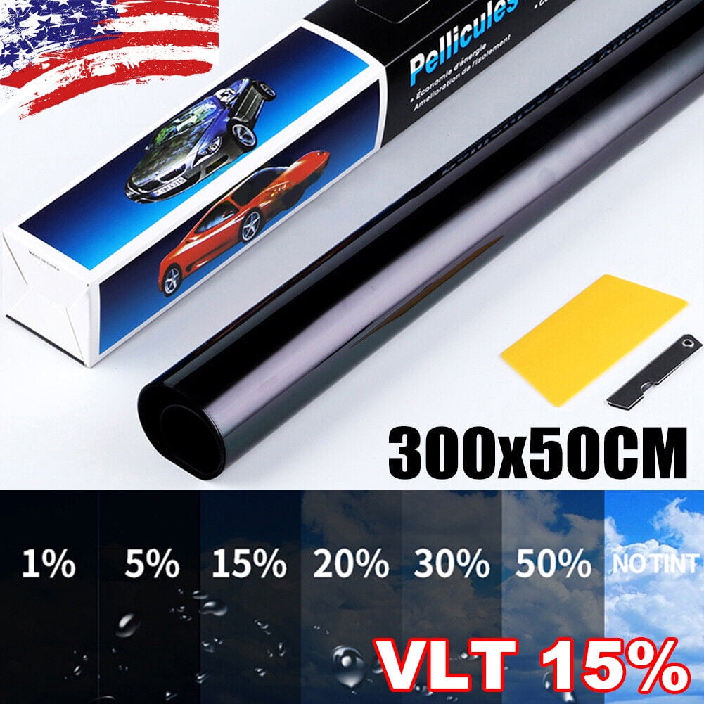 300CM Uncut Roll Window Tint Film 15% VLT 20in x 10ft Feet Car Home ...