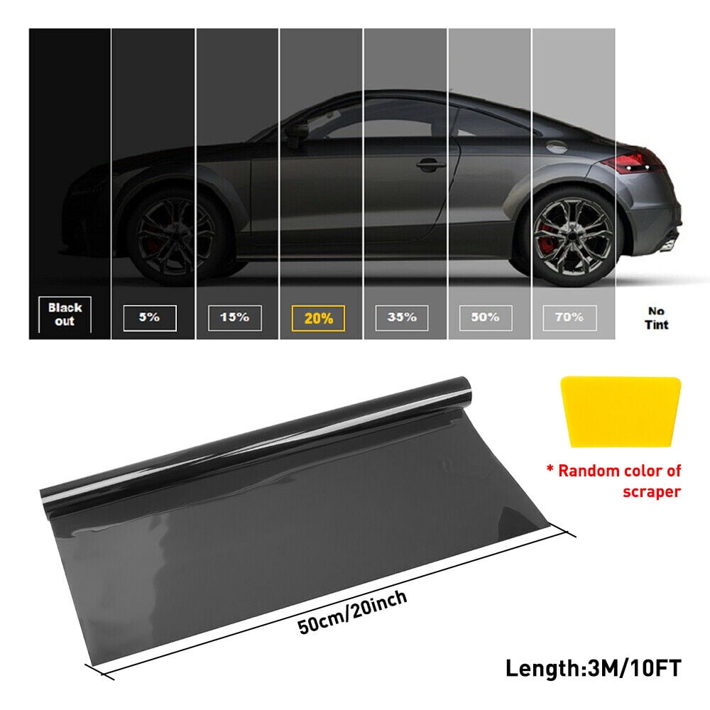 300CM Uncut Roll Window Tint Film Car Home Office Glass 20% VLT 20" x ...
