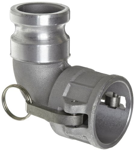 300DA-90AL Aluminum Cam and Groove Hose Fitting, 90 Degree Elbow, 3 ...