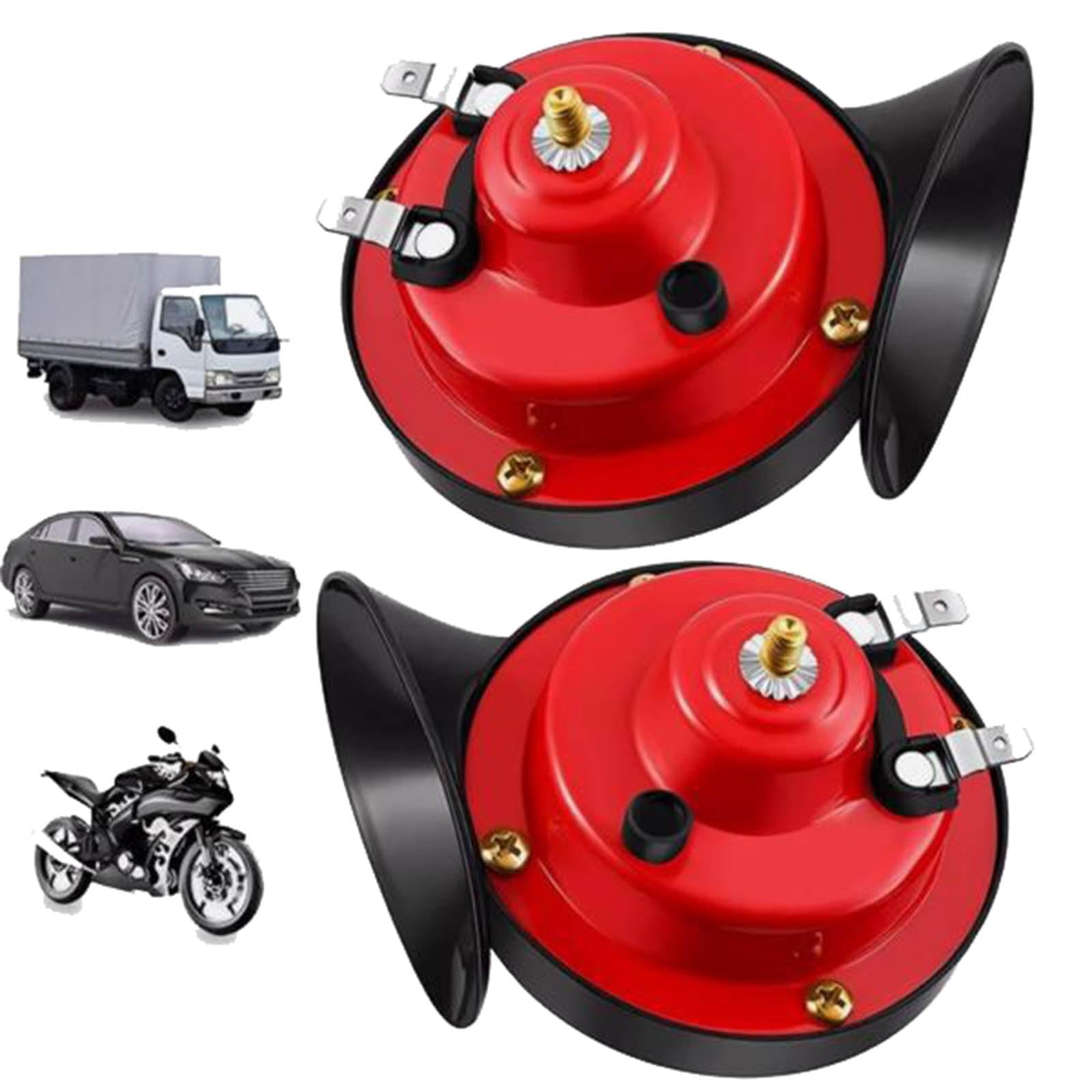 300DB Super Loud Train Horns For Truck, 2pcs 12V Car Horn Kits, Loud ...