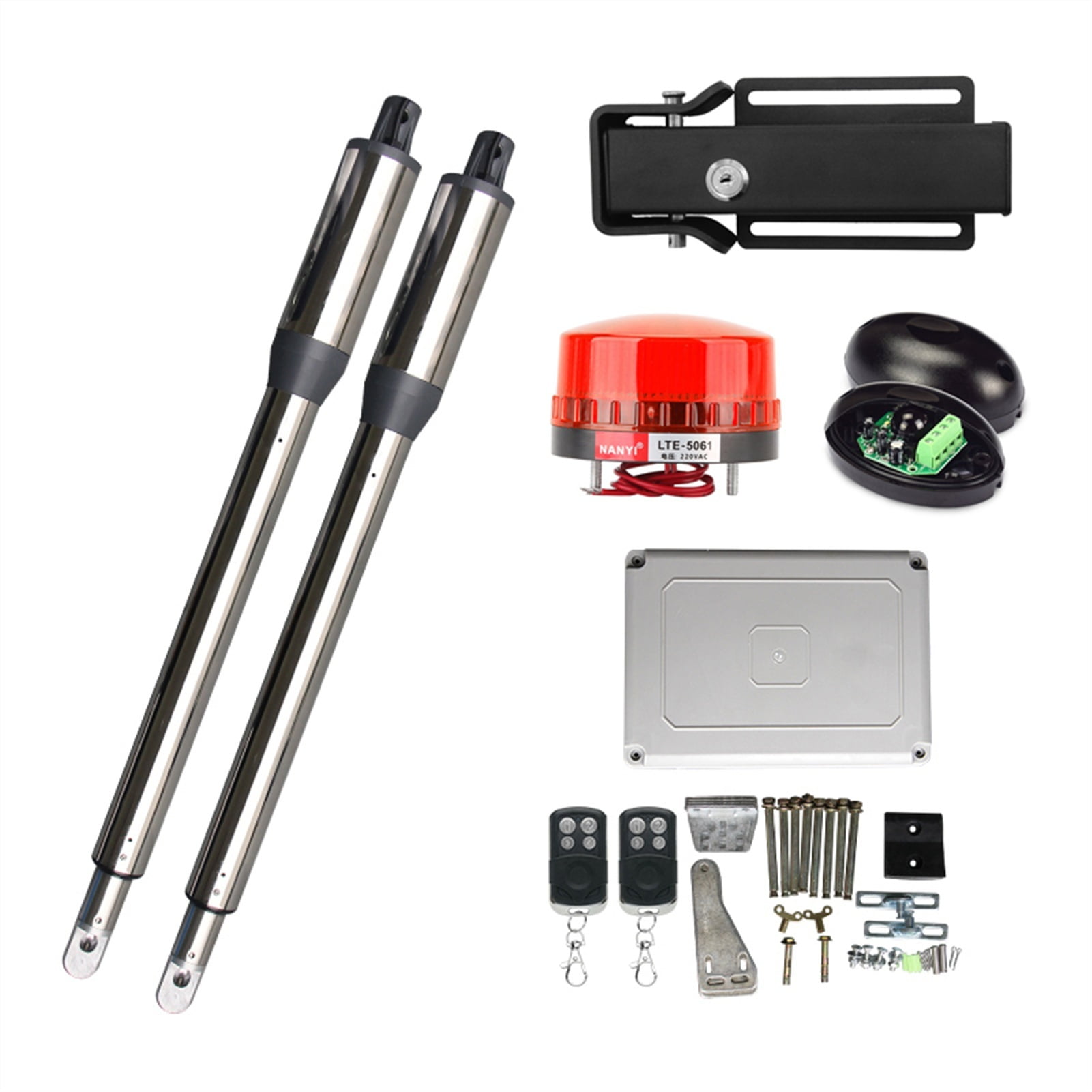 300KG Automatic Swing Gate Opener Drive with Remote Control Electric ...