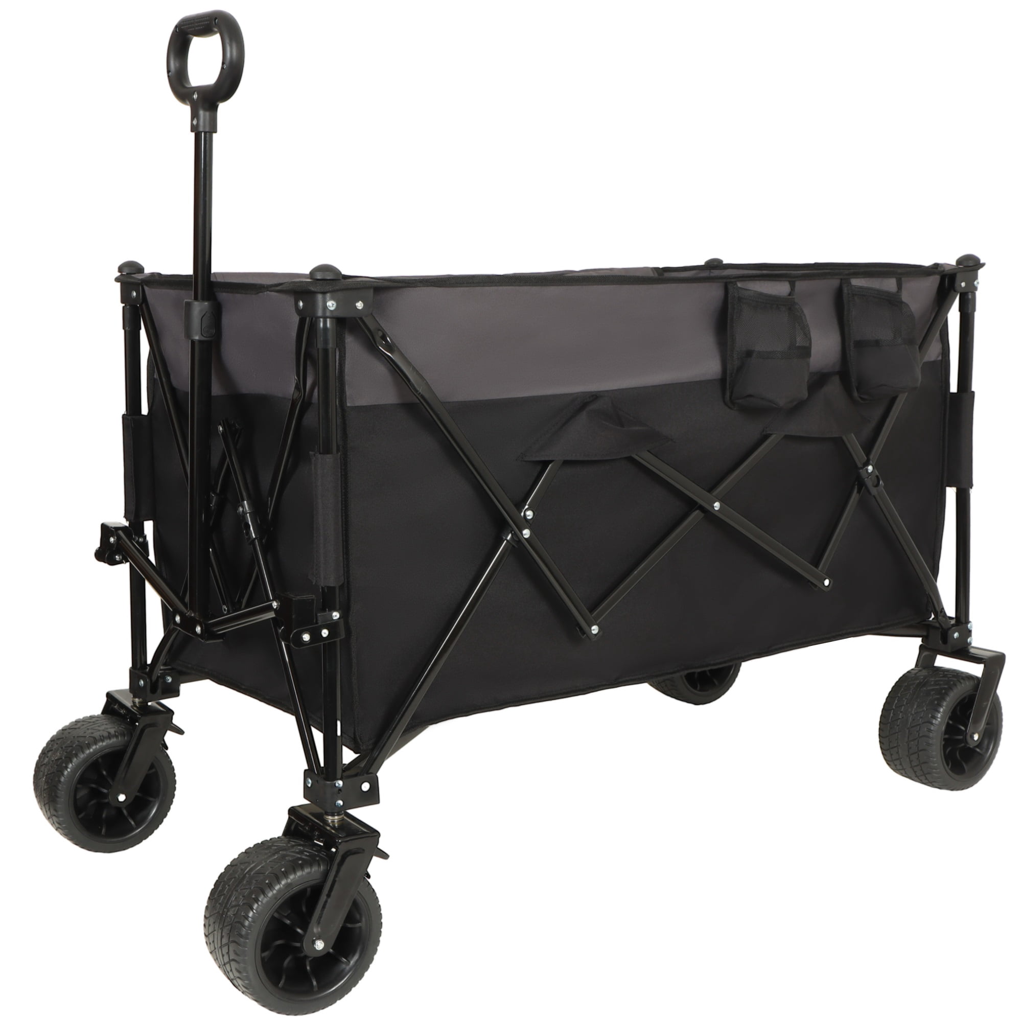 300L Extra Large Collapsible Foldable Wagon,480lbs Heavy Duty Folding ...