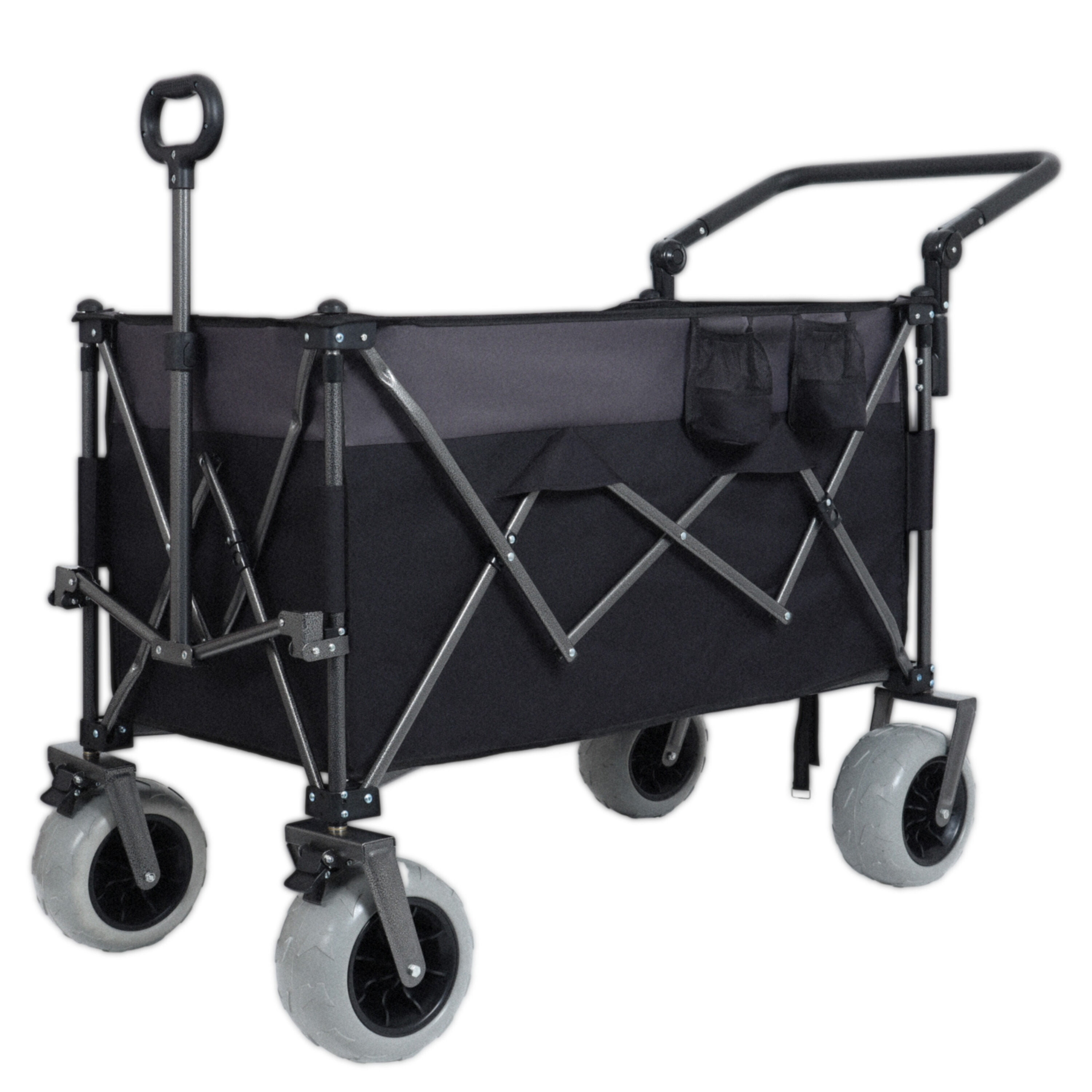 300L Heavy Duty Folding Wagon Cart for Camping, Beach, and Groceries ...