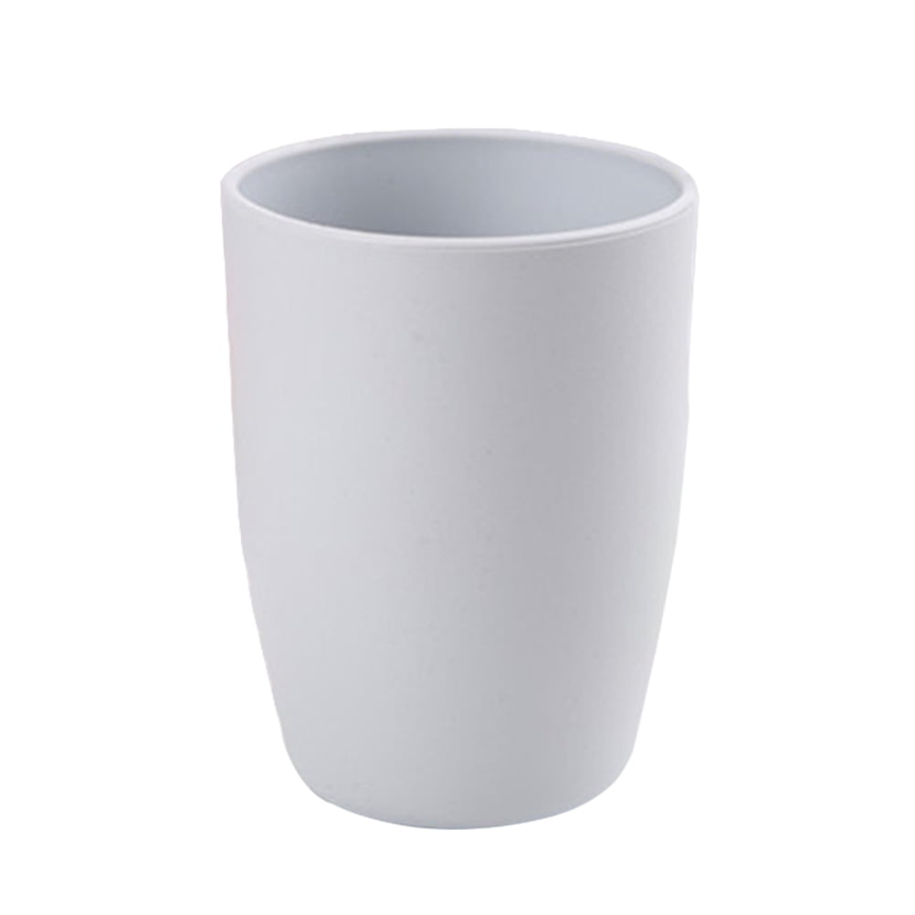 300ML Gray Plastic Bathroom Tooth Mug Unbreakable Drink Cups for Water ...