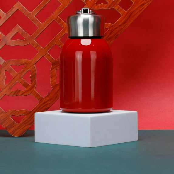 300ML Stainless Steel Mini Water Bottle Compact Flask Vacuum Insulated ...