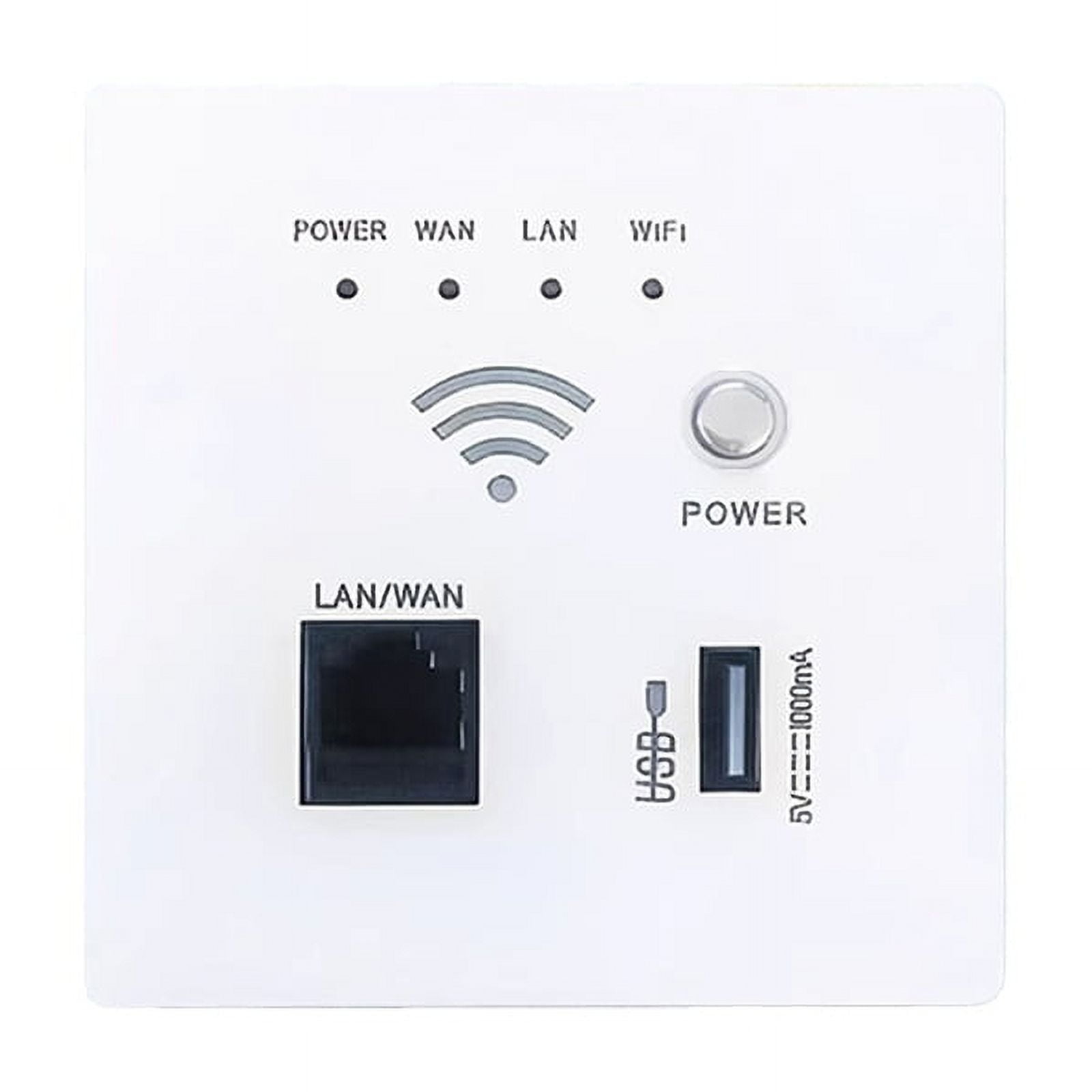 300Mbps 2.4Ghz WIFI Router Wireless WiFi Socket RJ45 AP Relay Smart USB ...