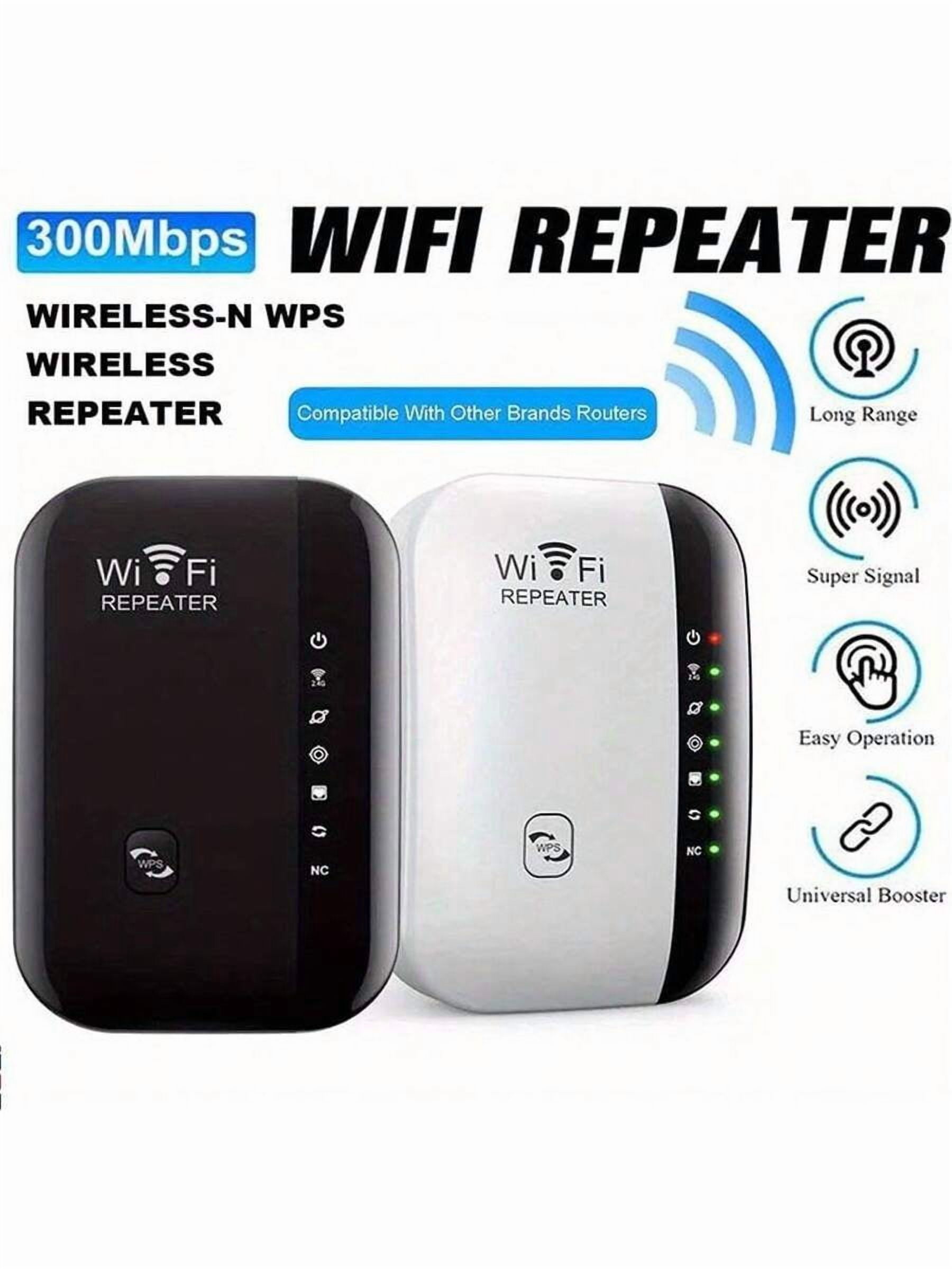 300Mbps WiFi Repeater & Range Extender, Compatible with Major Brands ...