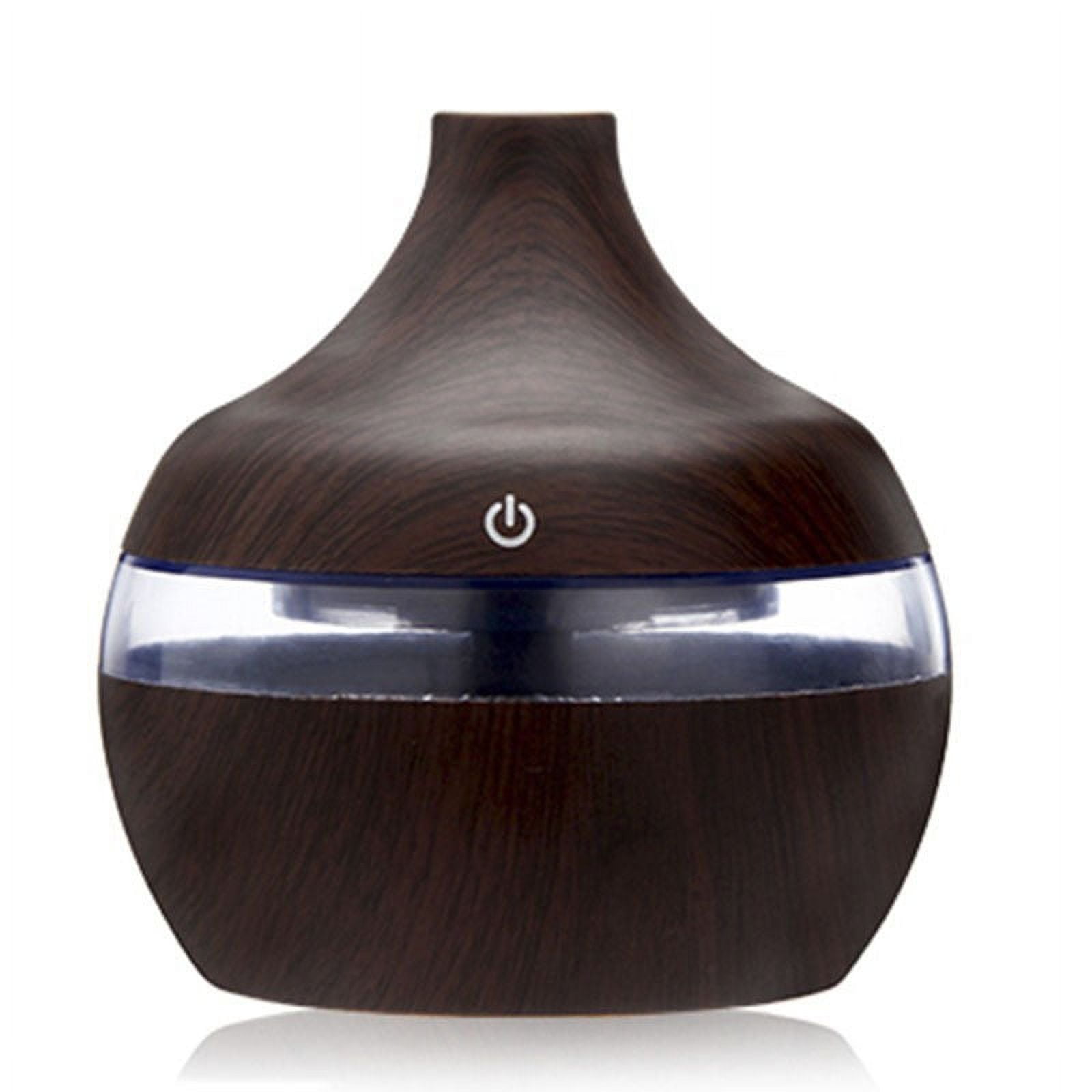 300Ml Air Humidifier Essential Aroma Oil Diffuser Home Ultrasonic Wood ...