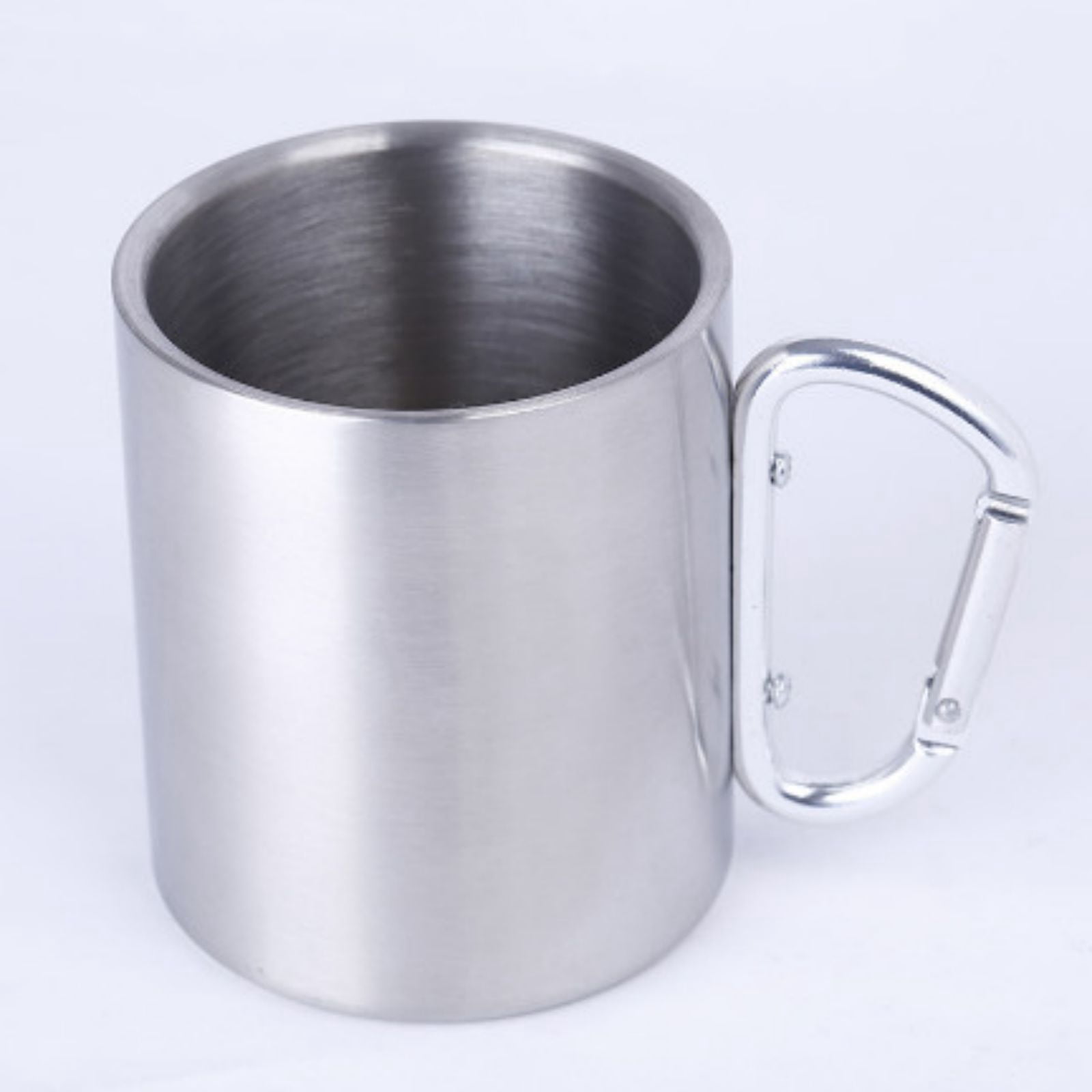 300Ml Outdoor Mountaineering Buckle Coffee Mug Double Layer Stainless ...
