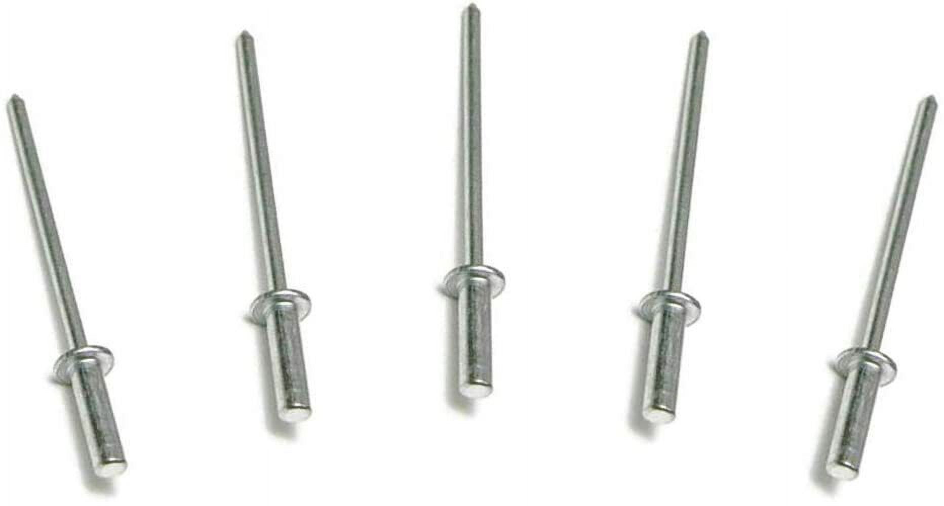 300PC Counter Sunk Steel Small Pop Blind Rivets 3/16" Grip 1/8 ...