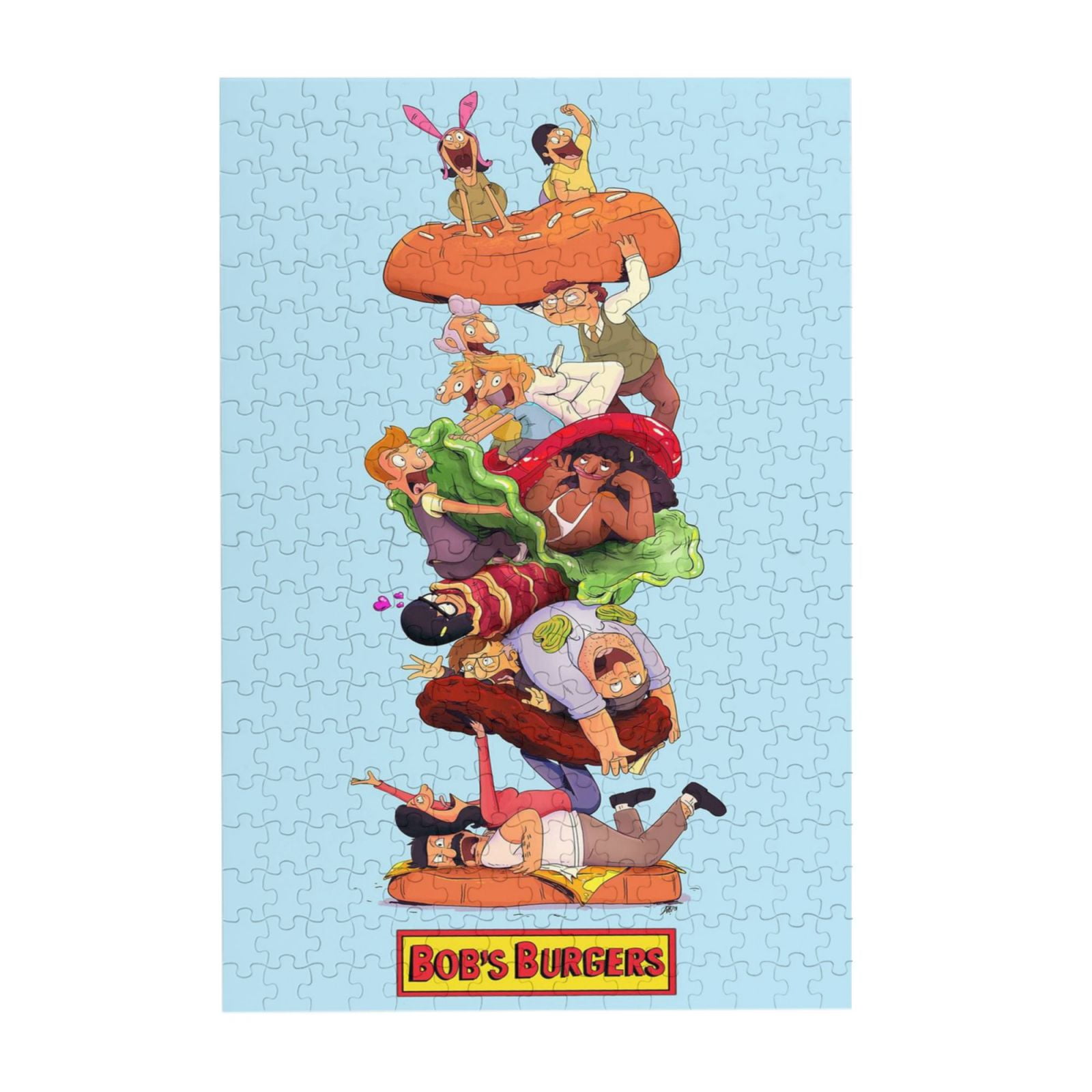 300PCS Bob'S Burgers (11) Jigsaw Puzzles Cartoon Anime Picture Puzzle ...