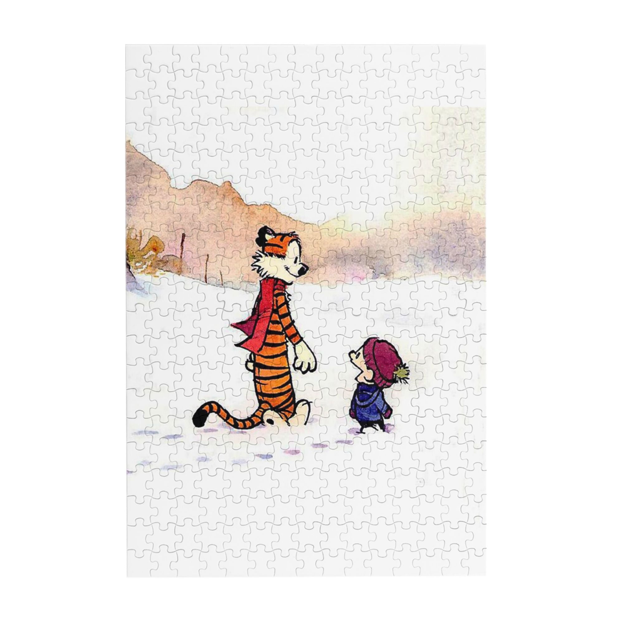 300PCS Calvin And Hobbe Wooden Jigsaw Puzzles Educational Intellectual ...