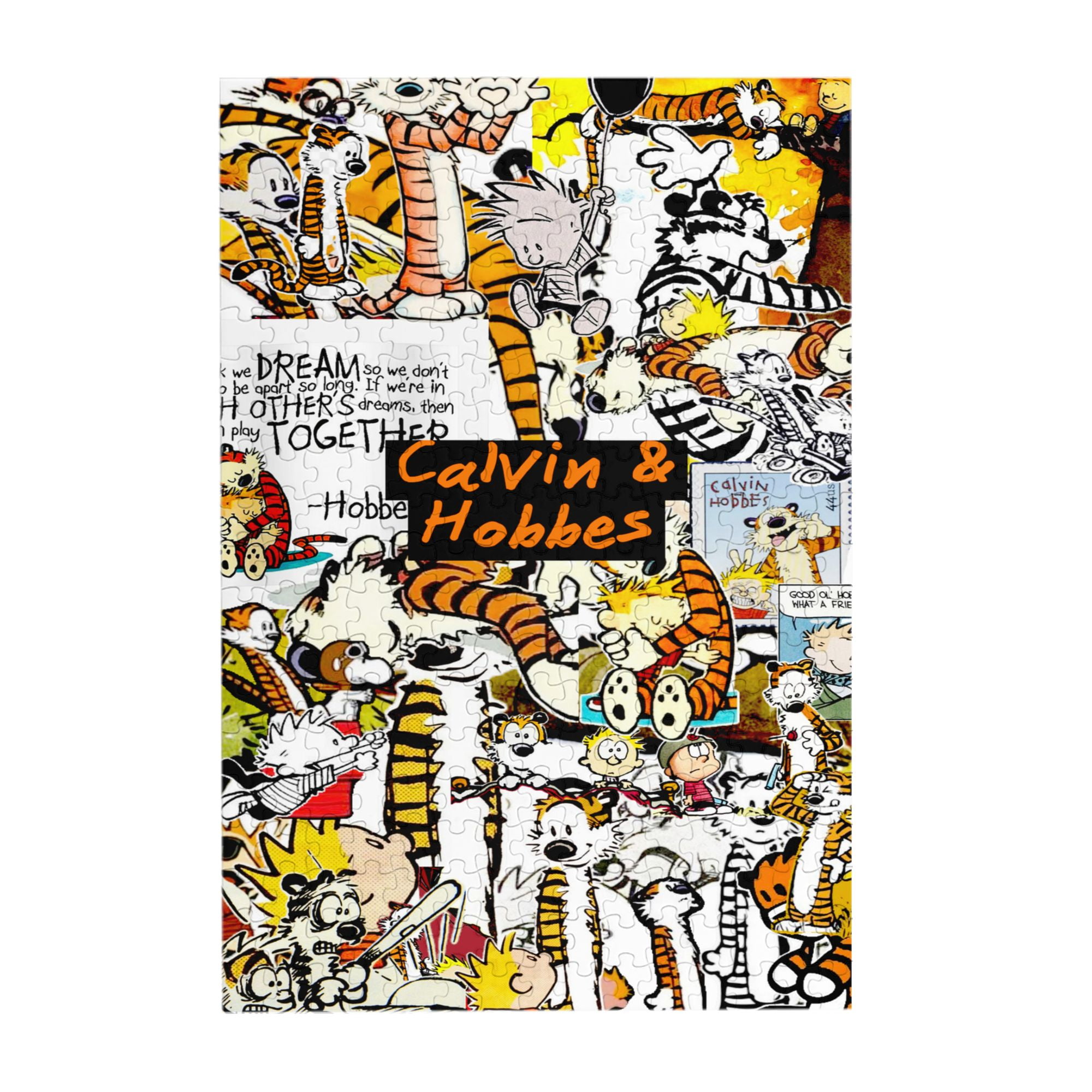 300PCS Calvin And Hobbe Wooden Jigsaw Puzzles Educational Intellectual ...