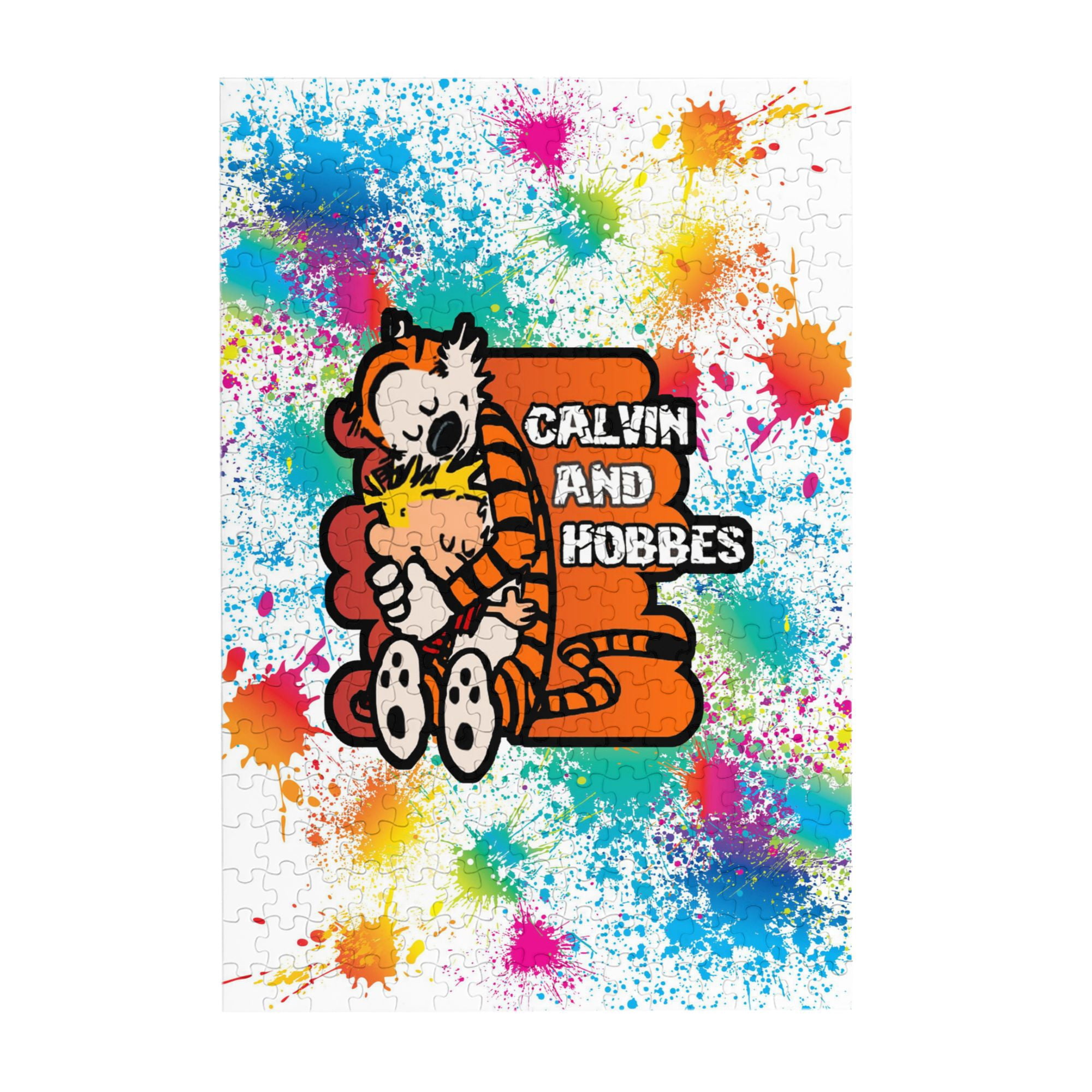 300PCS Calvin And Hobbe Wooden Jigsaw Puzzles Educational Intellectual ...