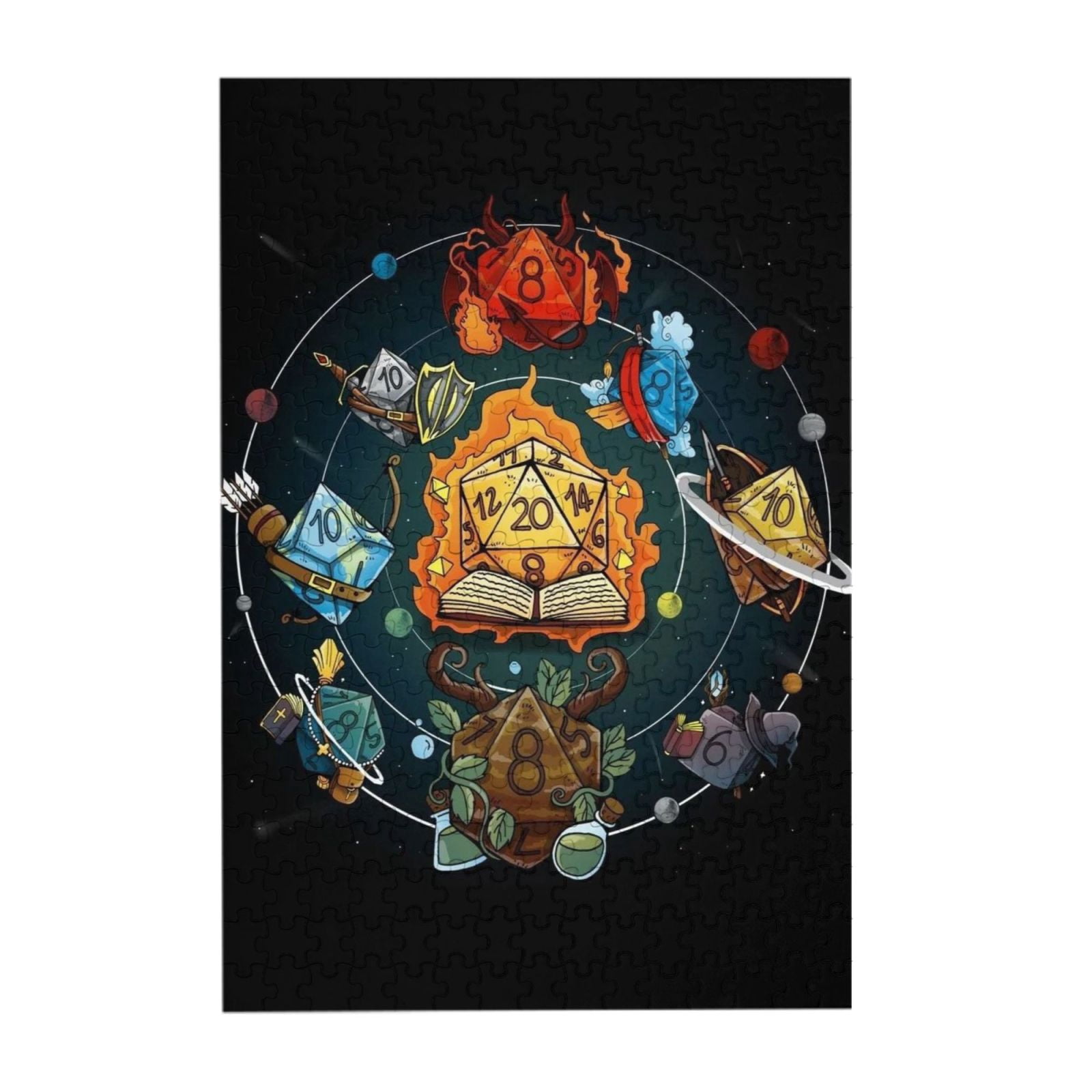 300PCS Dnd Dungeons And Dragons Jigsaw Puzzles Cartoon Anime Picture ...
