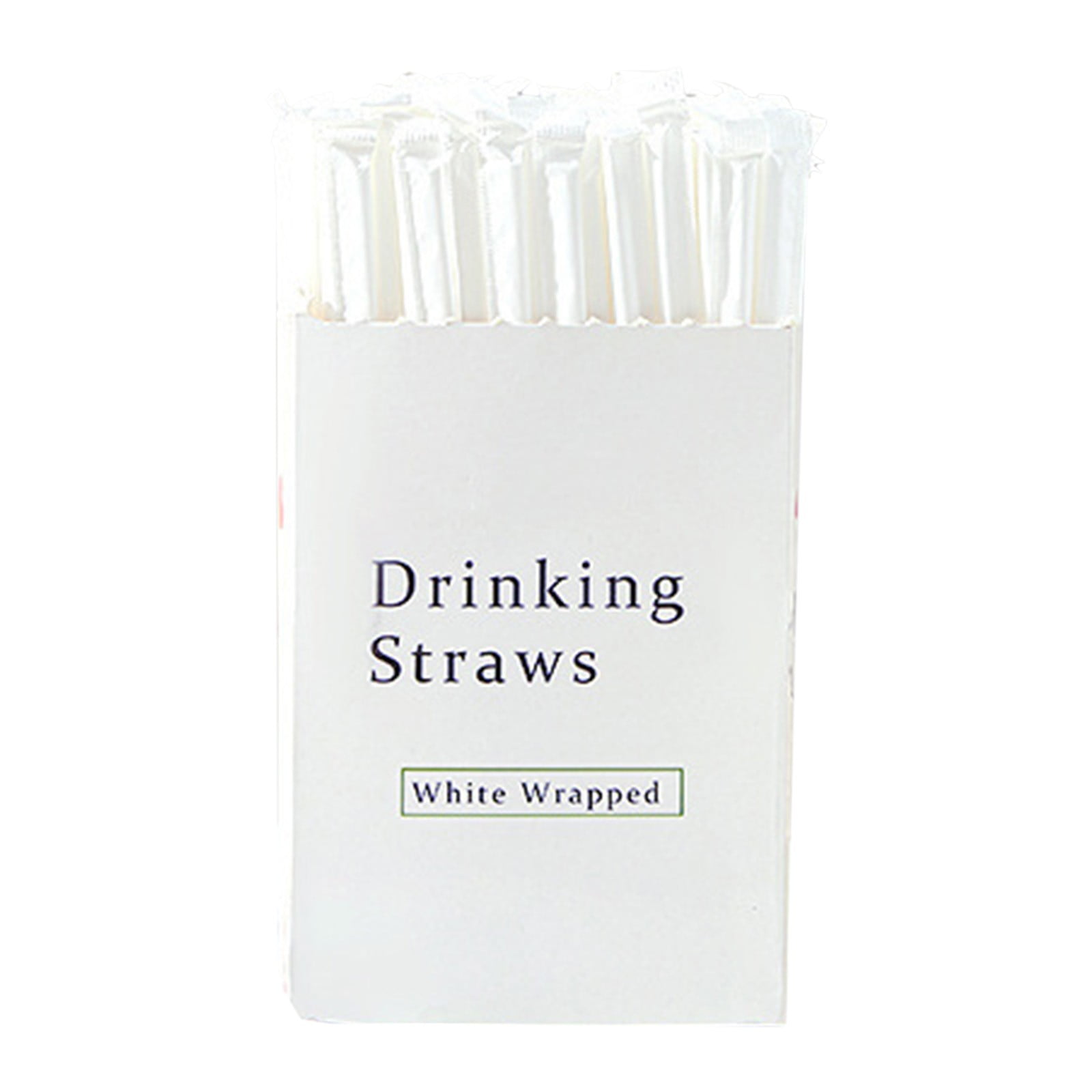 300PCS Individually Wrapped Clear Plastic Straws, Long Disposable ...