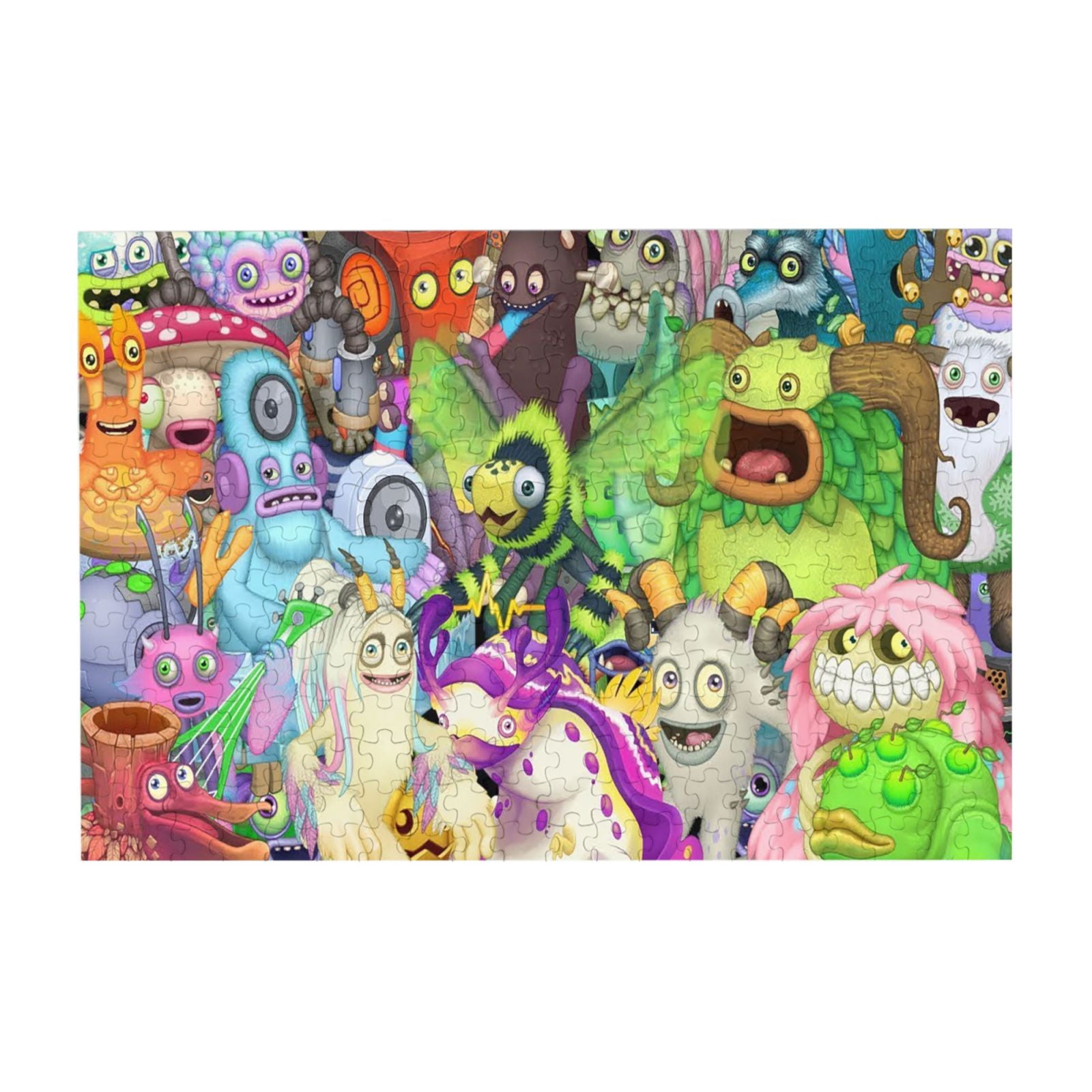 300PCS Jigsaw Puzzle For Adults & Kids - My Singing Monsters Puzzle For ...