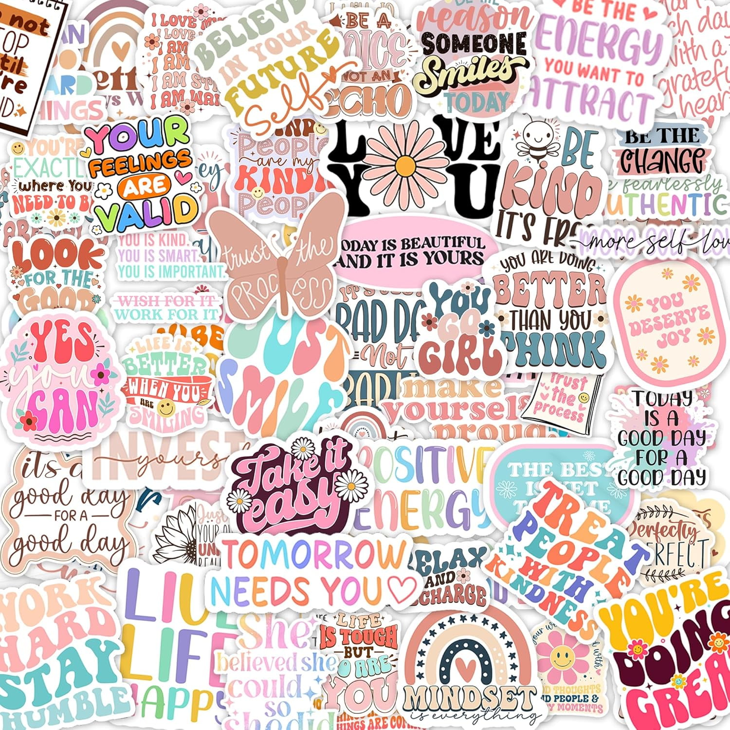 300PCS Motivational & Affirmation Stickers by – for Vision Board ...