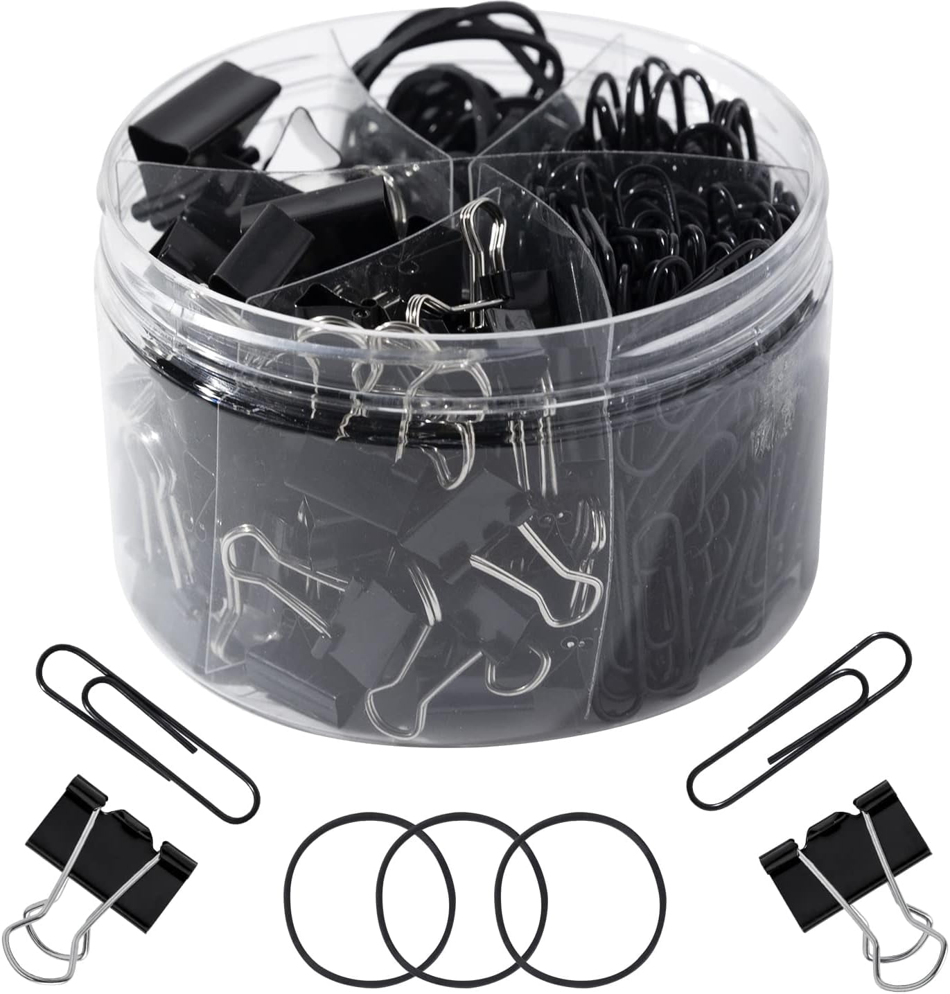 300PCS Paper Clips - Assorted Sizes, Binder Clips, Teacher Supplies for ...