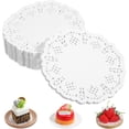 300PCS Paper Doilies 4 Inch,Disposable Lace Paper Doilies, Oil-Proof ...