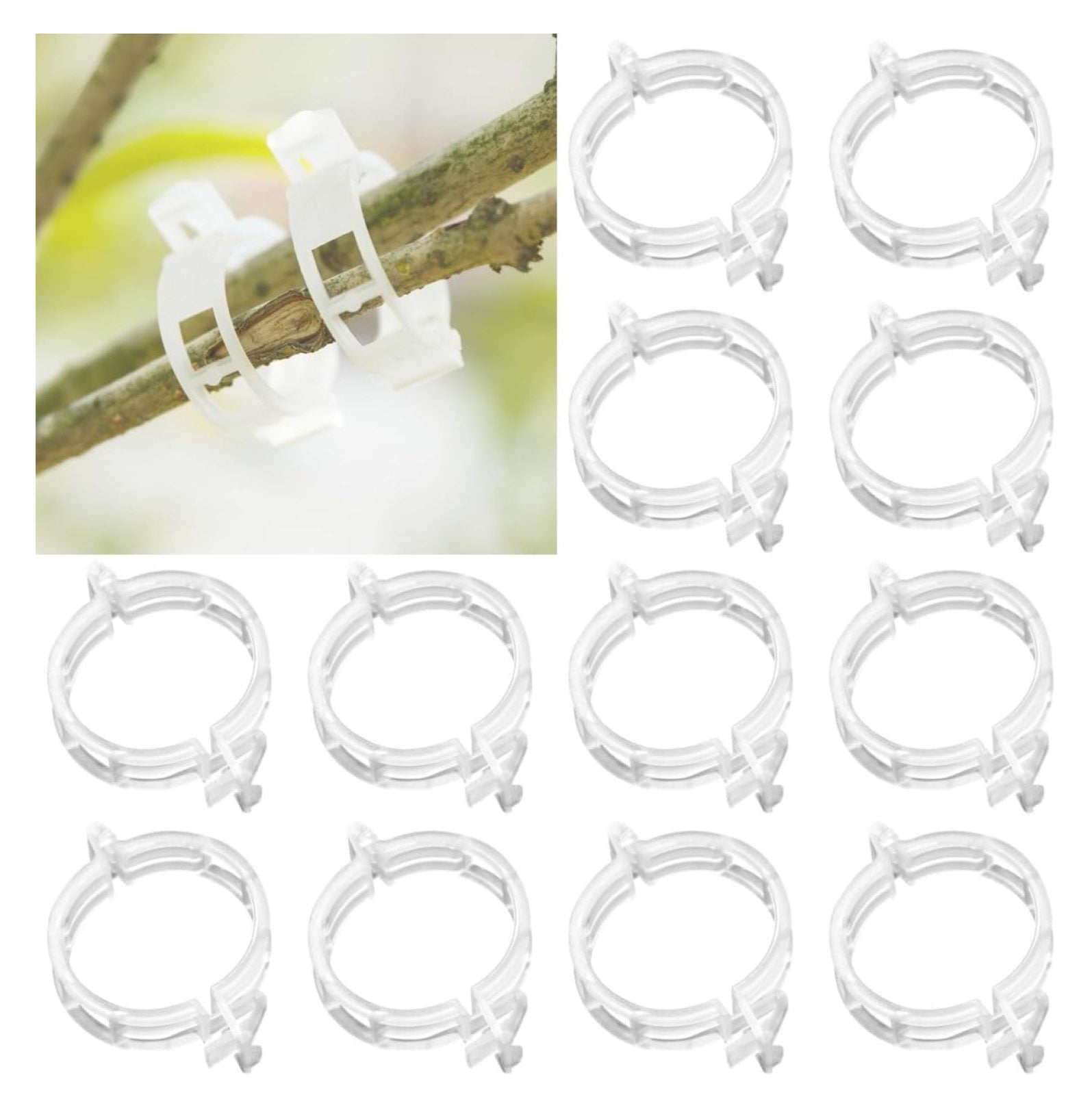 300PCS Secured Plastic Plant Clips for Climbing Plants, Plant Support ...