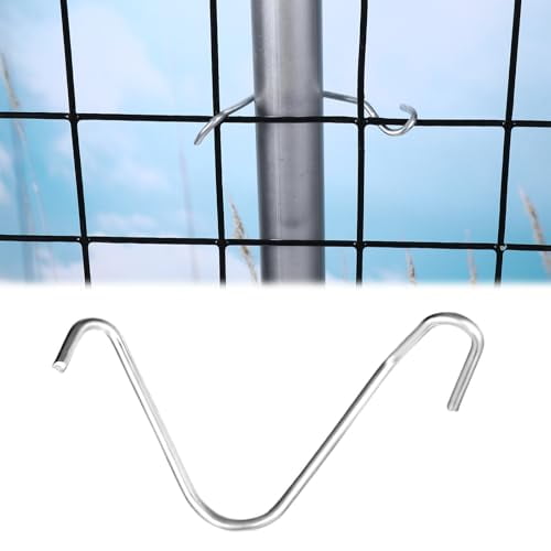300PCS T-Post Wire Clips, Galvanized Steel Fence Clips, 10 Gauge Heavy ...