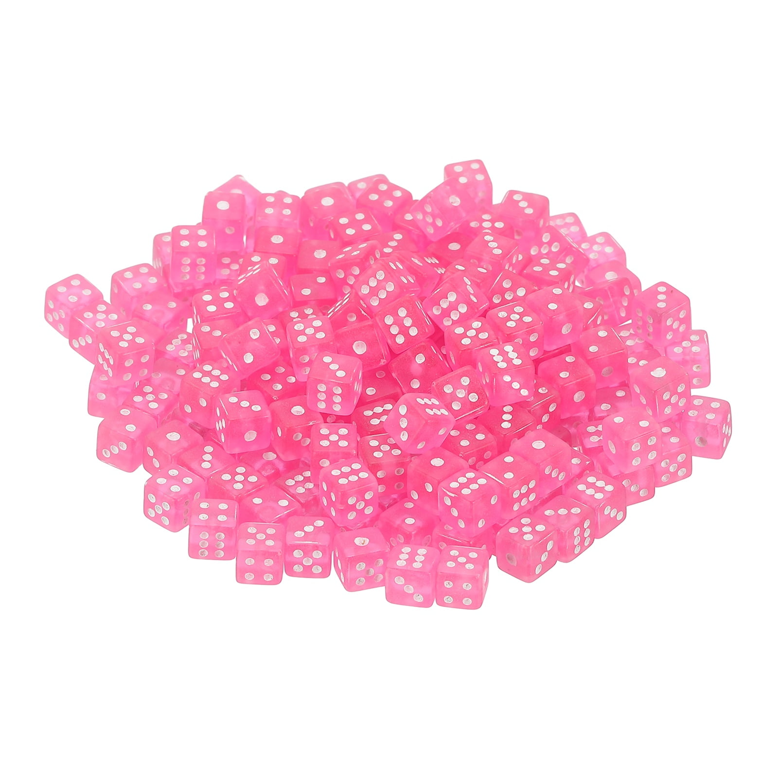 300Pack Mini Dice, 5mm/0.2" Acrylic Tiny Six Side Game Dot Square Dice ...
