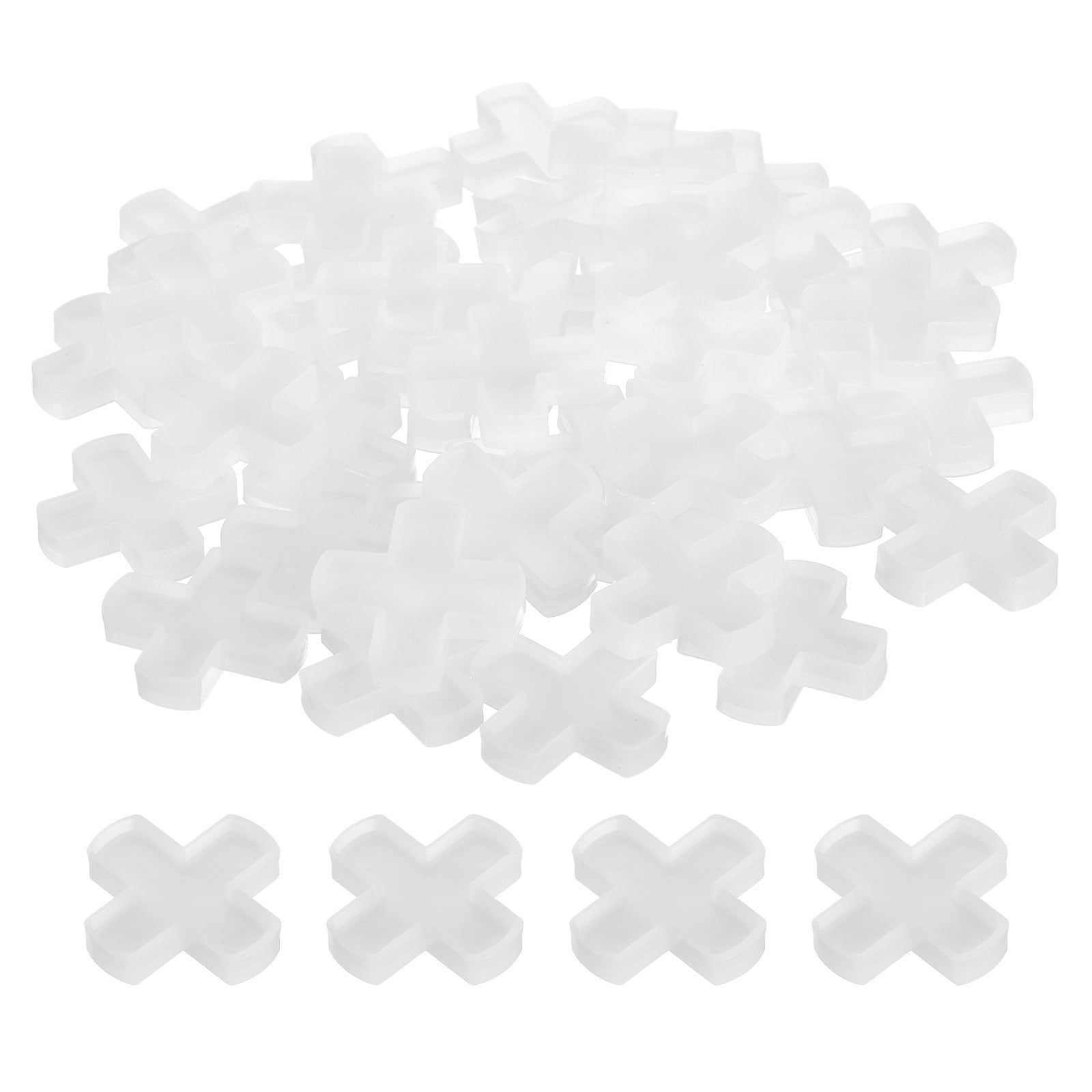 300Pack Tile Spacers, 10mm 3/8" Cross Shape Wall Floor Tile Spacer ...