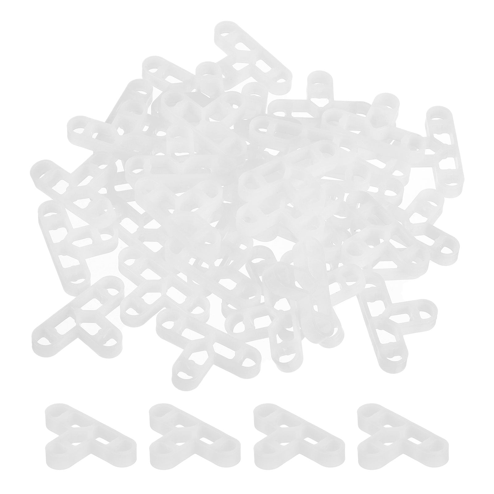 300Pack Wall Floor Tile Plastic T-Shape Spacers Tiling Tools 10mm 3/8 ...