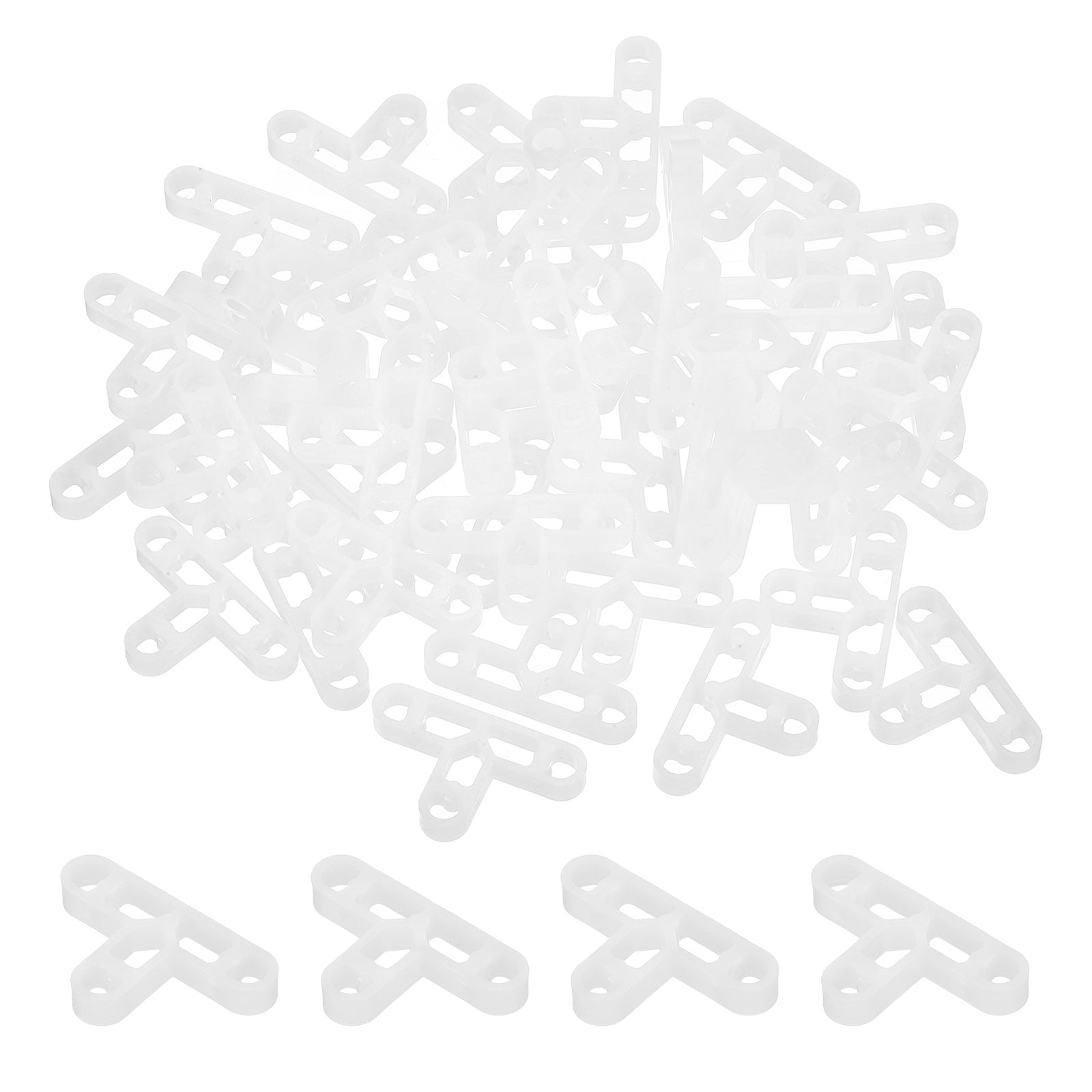 300Pack Wall Floor Tile Plastic T-Shape Spacers Tiling Tools 8mm 5/16 ...