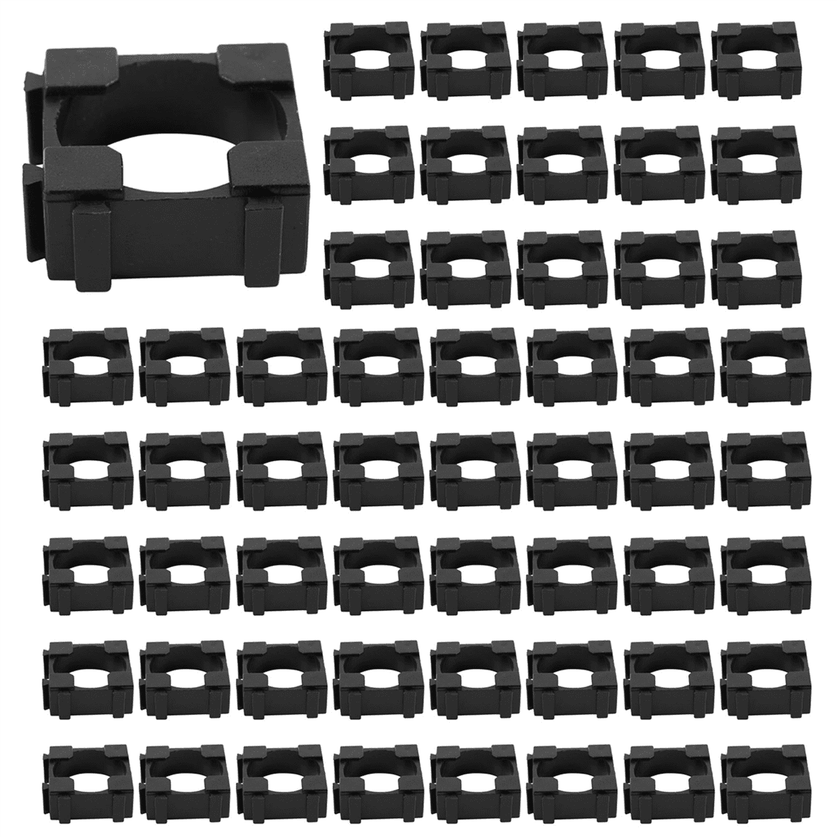 300Pcs 18650 Lithium Cell Cylindrical Battery Case Holder Bracket for ...
