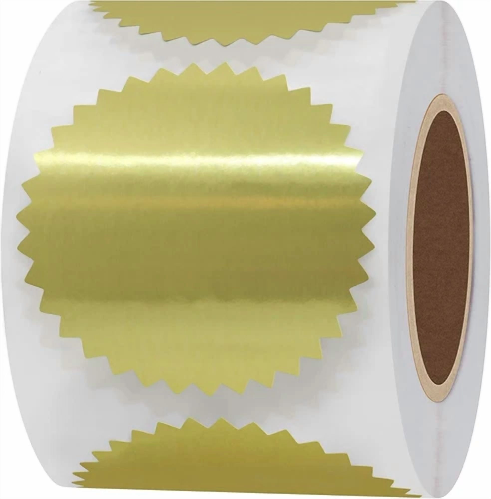 300Pcs 2 Inch Bright Gold Metallic Certificate Sealing Labels with ...