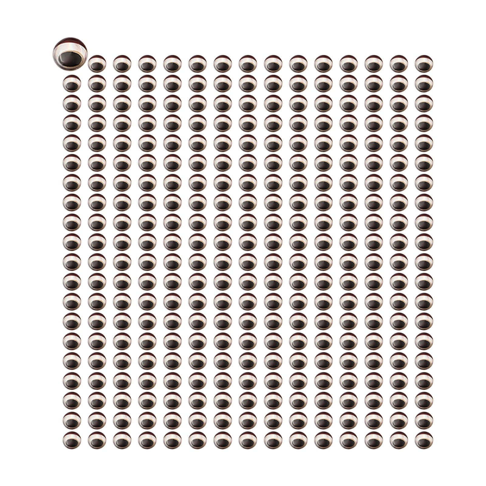 300Pcs 3/4/5/6Mm 3D Black Simulation Fish Eyes Soft Molded Eyes Plastic ...