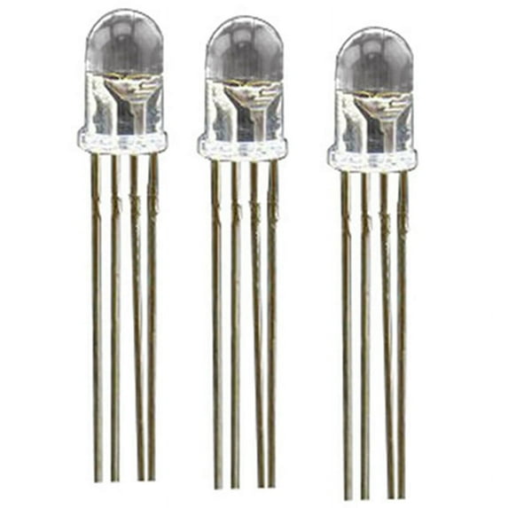 300Pcs 5mm 4 Pin RGB LED Common Anode Red Green Blue - Walmart.com