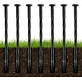 300Pcs 8-Inch Plastic Landscape Edging Spikes, Spiral Anchoring Nails ...