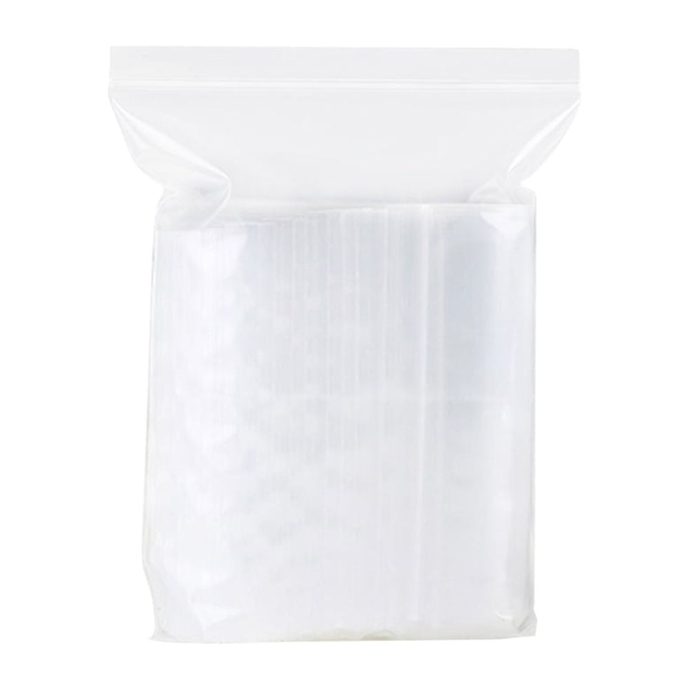 300Pcs 9x13cm Transparent Thickening Reusable Plastic Bags Zipper ...