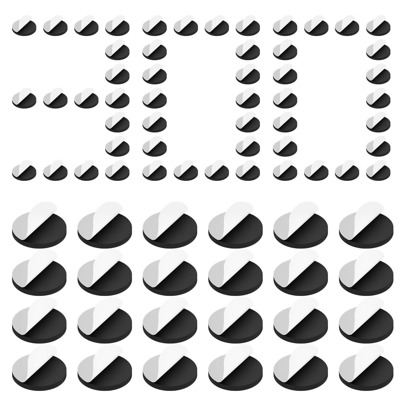 300Pcs Adhesive Magnets Round Magnets with Adhesive Backing ...