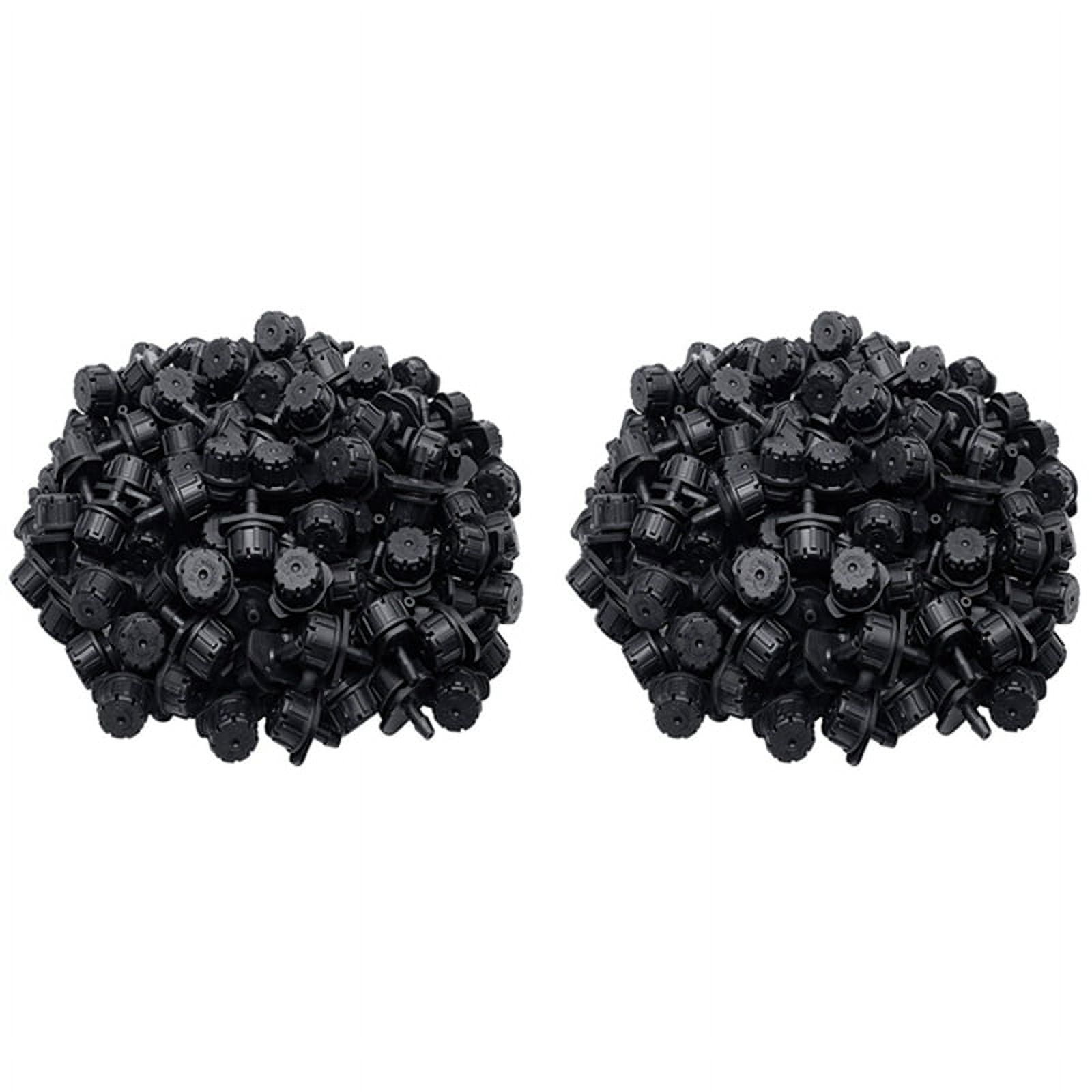 300Pcs Adjustable Irrigation Drippers Sprinklers 1/4 Inch Emitter ...