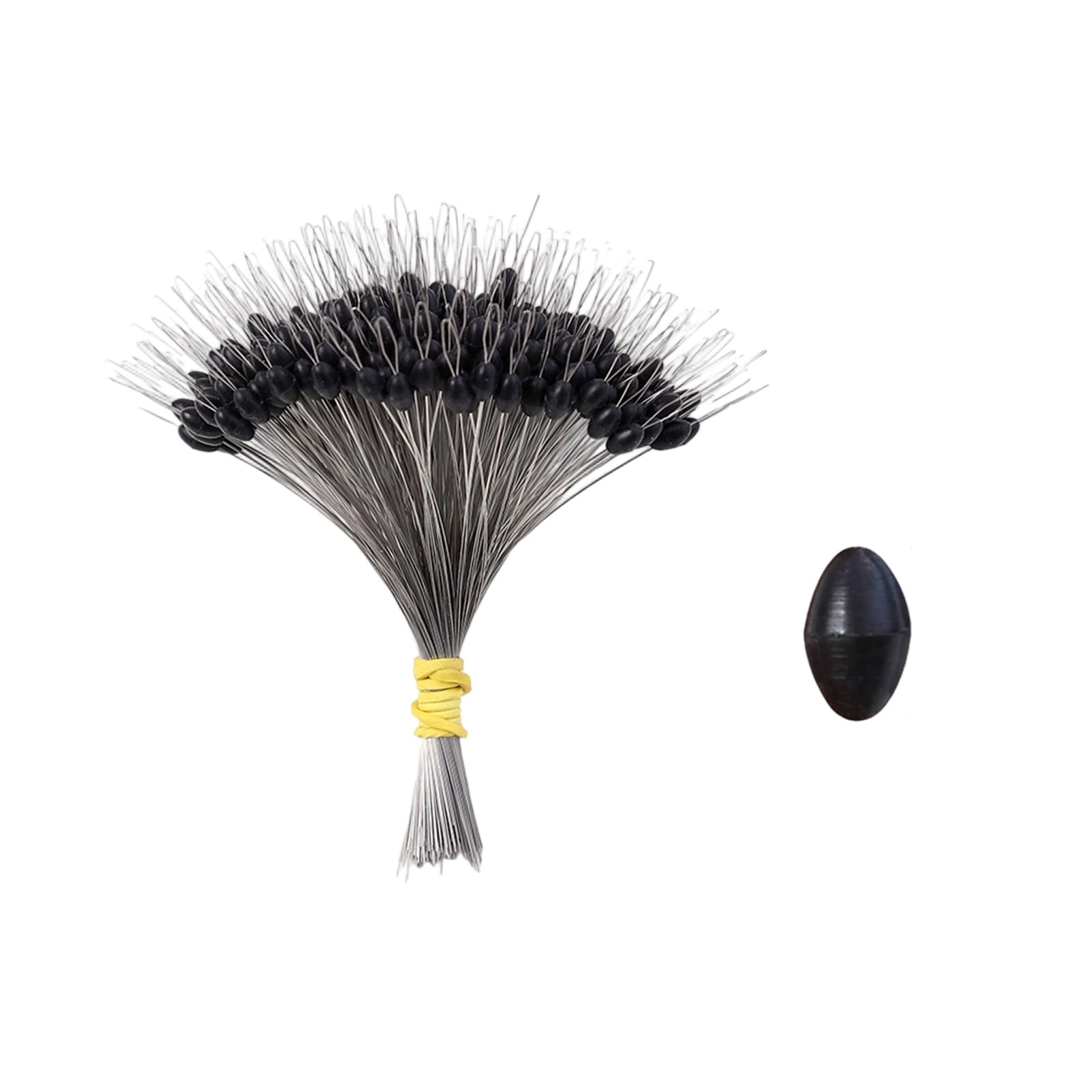 300Pcs Fishing Bobbers Space Bean Float Stops Fishing Silicone Bobbers ...
