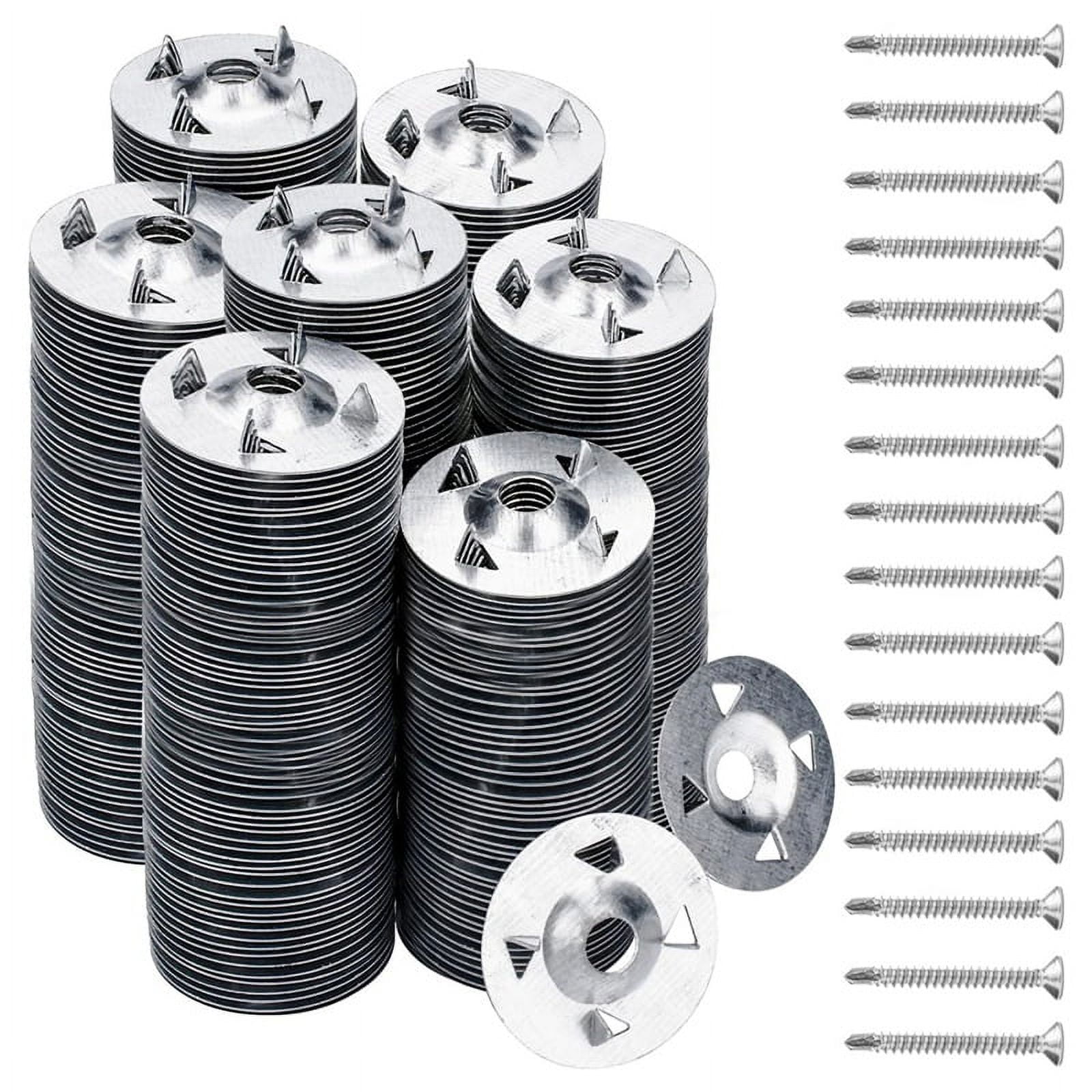300Pcs Foam Board Fasteners Washers for Installation of Panels Screws ...