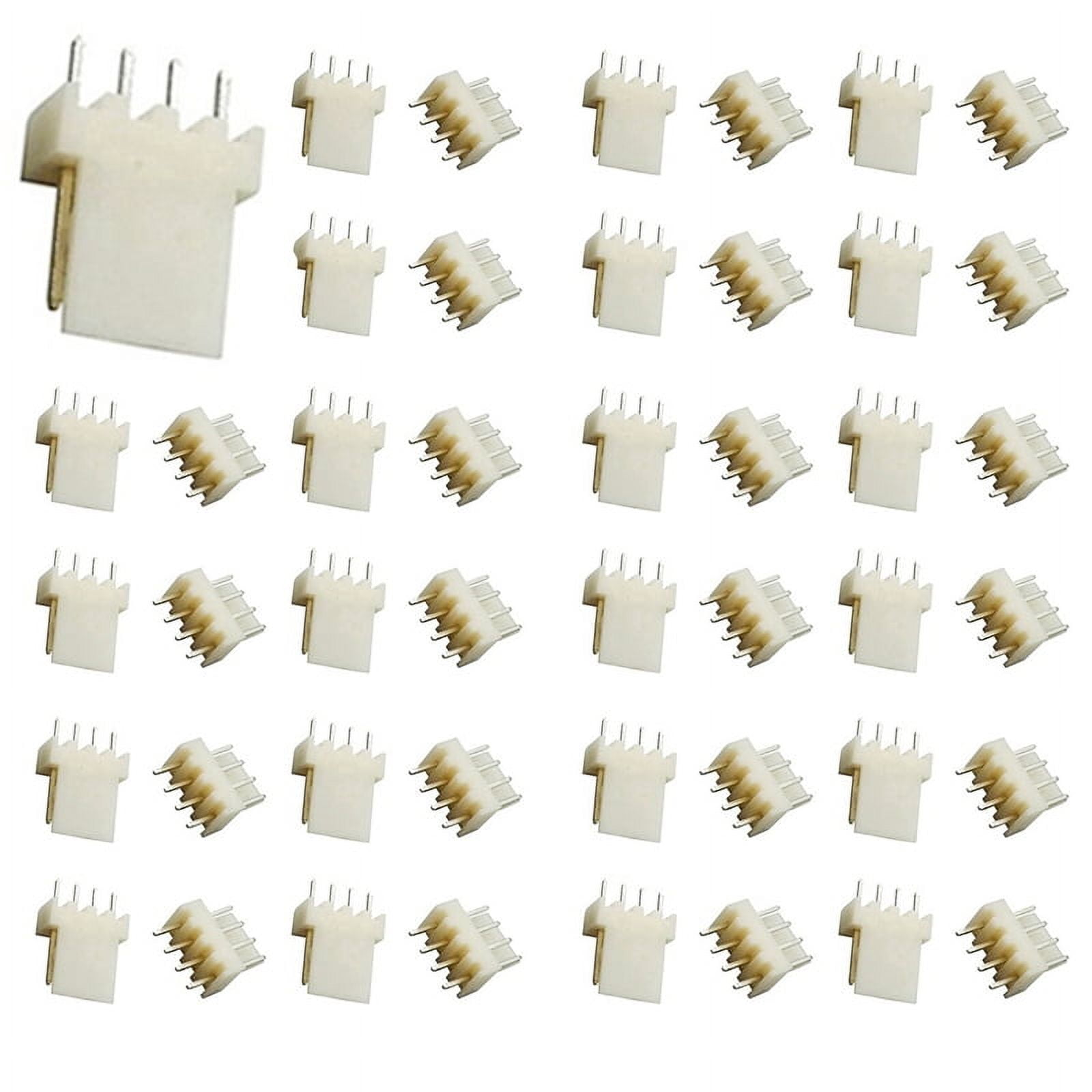 300Pcs KF2510 Connector 2.54MM PITCH Male Pin Header 4Pin Fan Connector ...